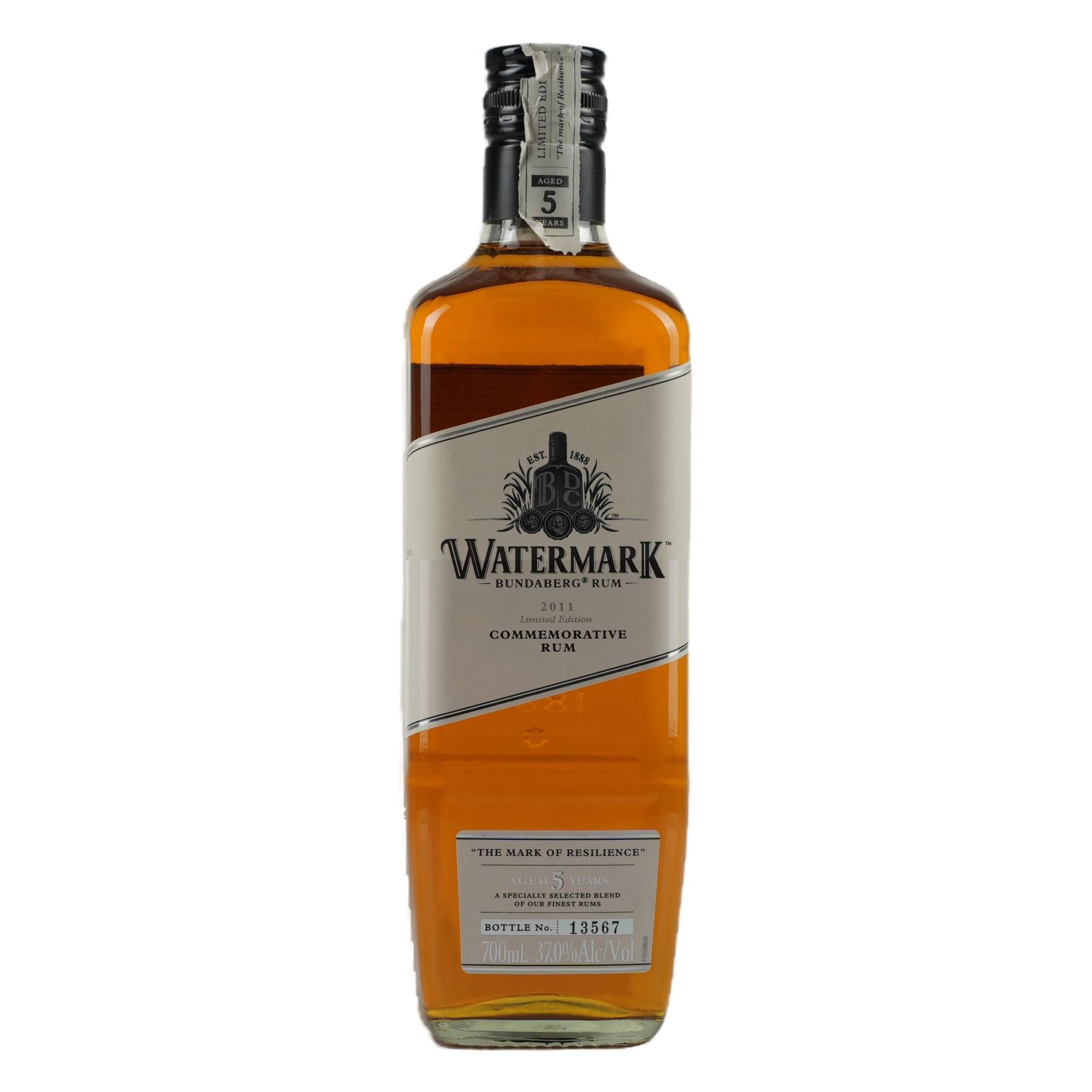 Bundaberg Watermark 2011 5 Year Old Bundaberg Commemorative Rum Auction | Australian Whisky Auctions