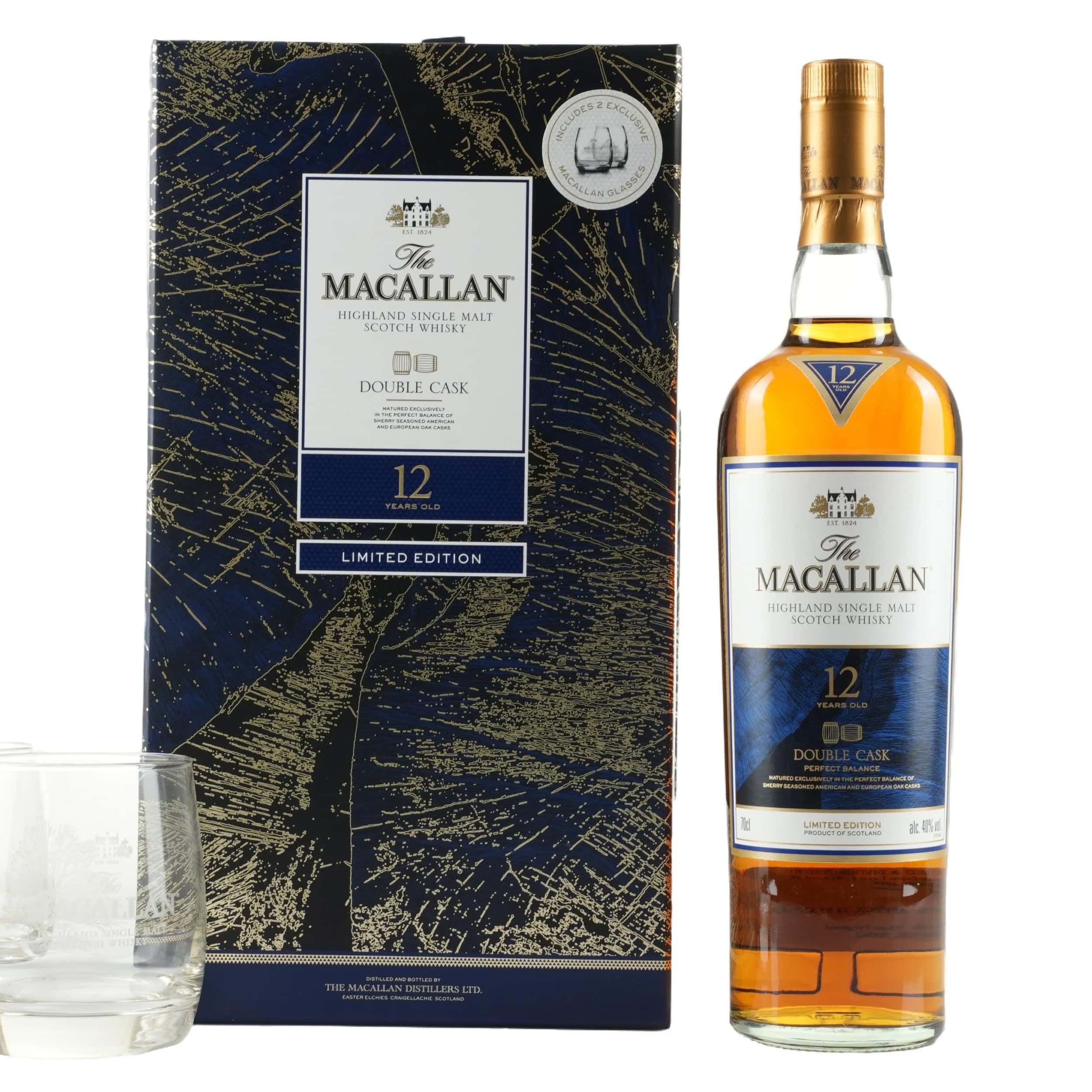 Macallan 12 Year Old Double Cask Limited Edition 2017 Bottling Gift Box ...