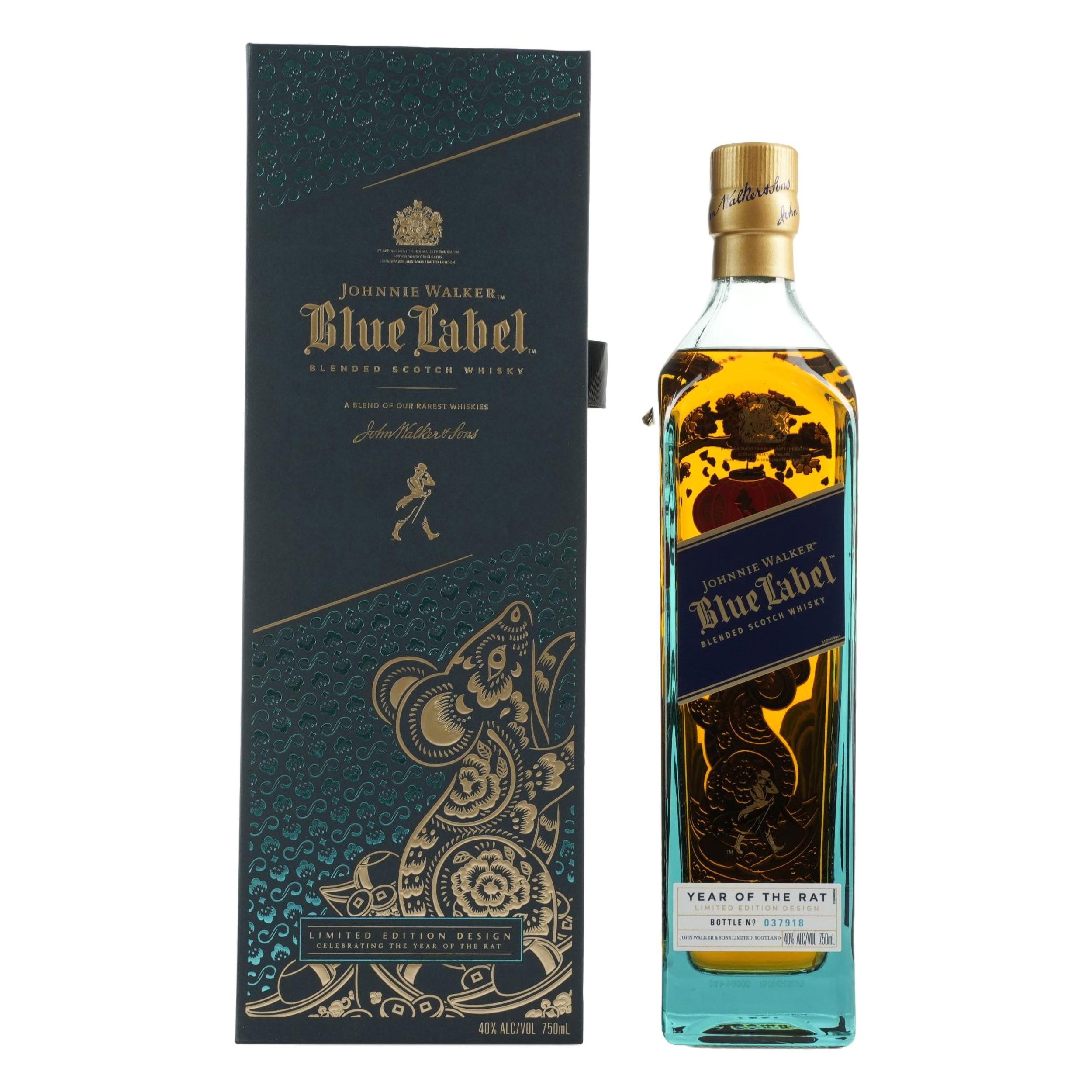 Johnnie Walker Blue Label Year Of The Rat Limited Edition Auction ...