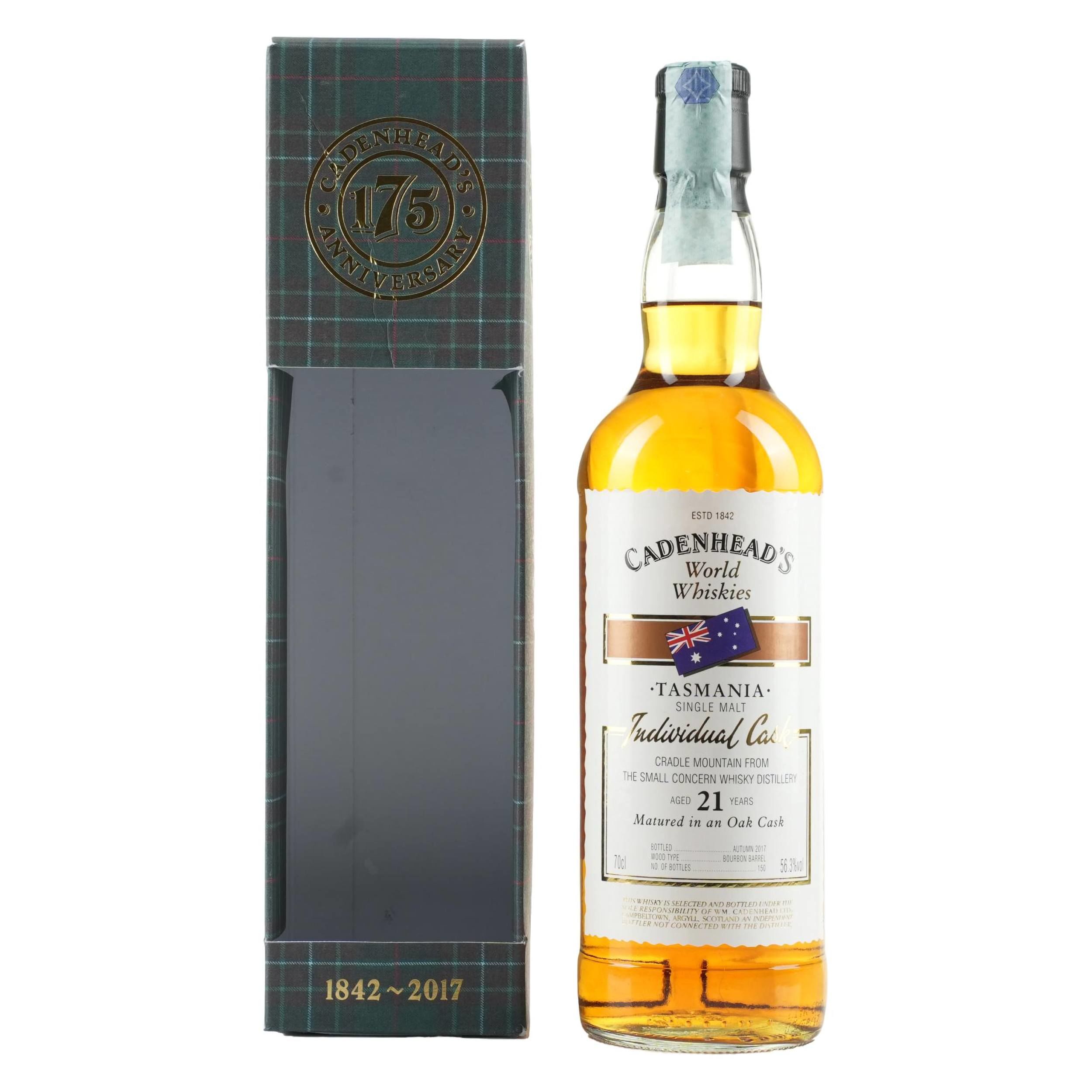 Cradle Mountain 21 Year Old Single Bourbon Barrel // Cadenhead's ...