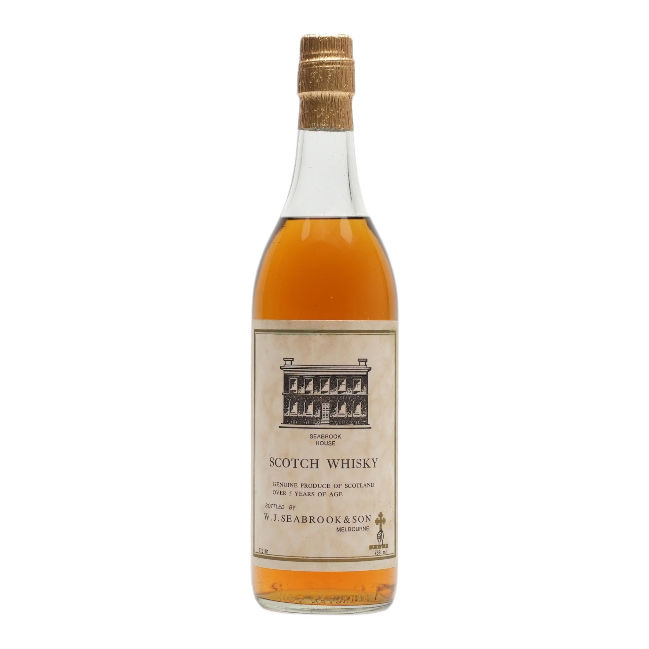 Seabrook House Scotch Whisky 1972 Bottling (738ml) Auction | Australian ...