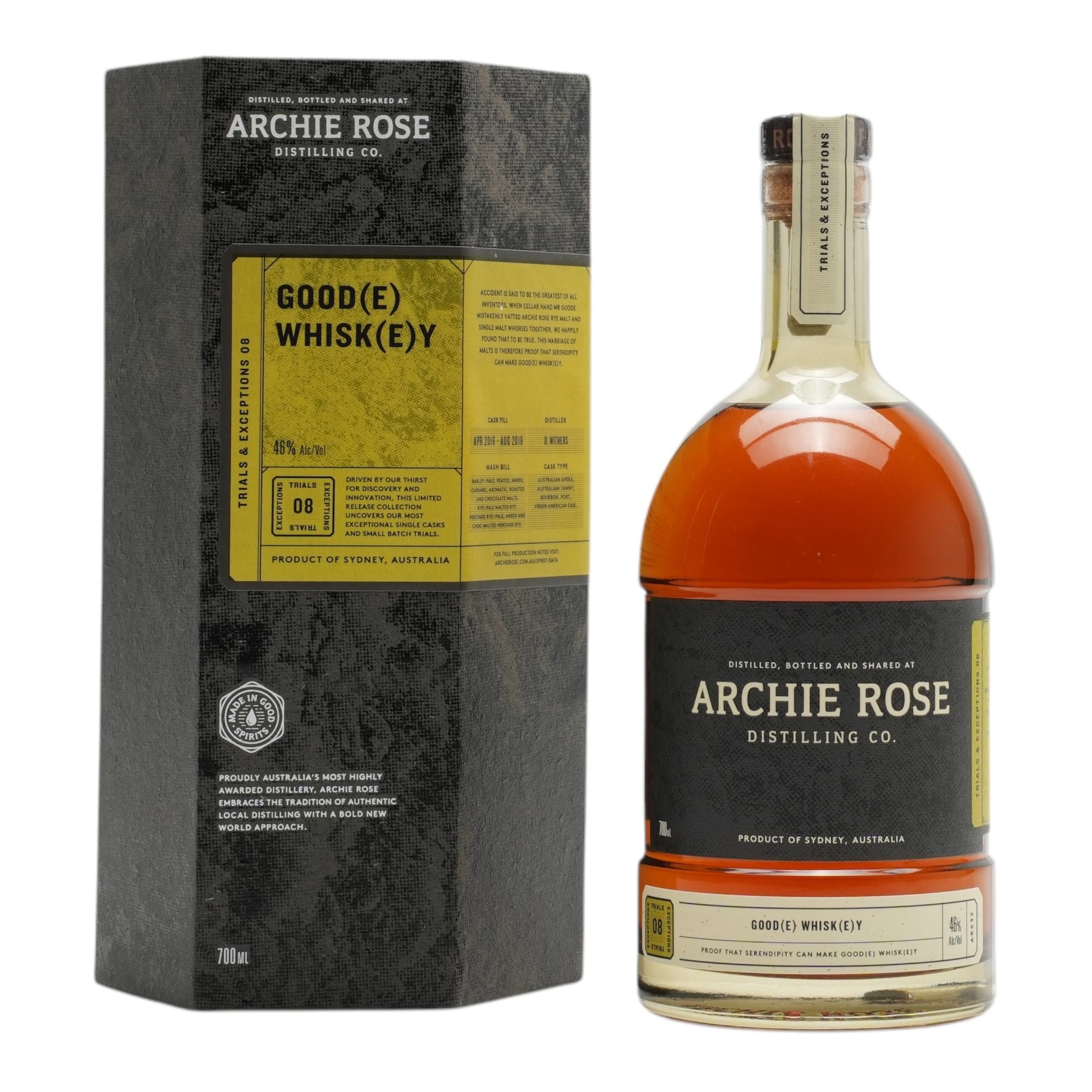 Archie Rose Good(e) Whisk(e)y Auction | Australian Whisky Auctions