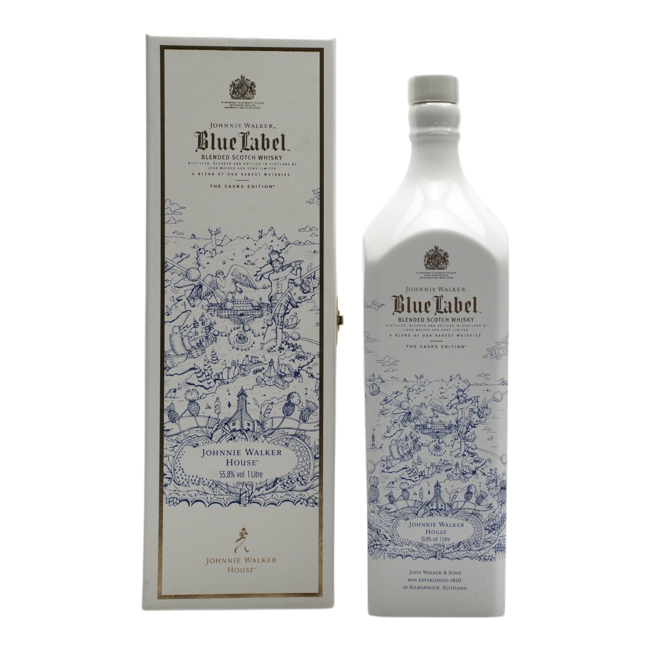 Johnnie Walker Blue Label The Casks Edition House (1000ml) Auction ...