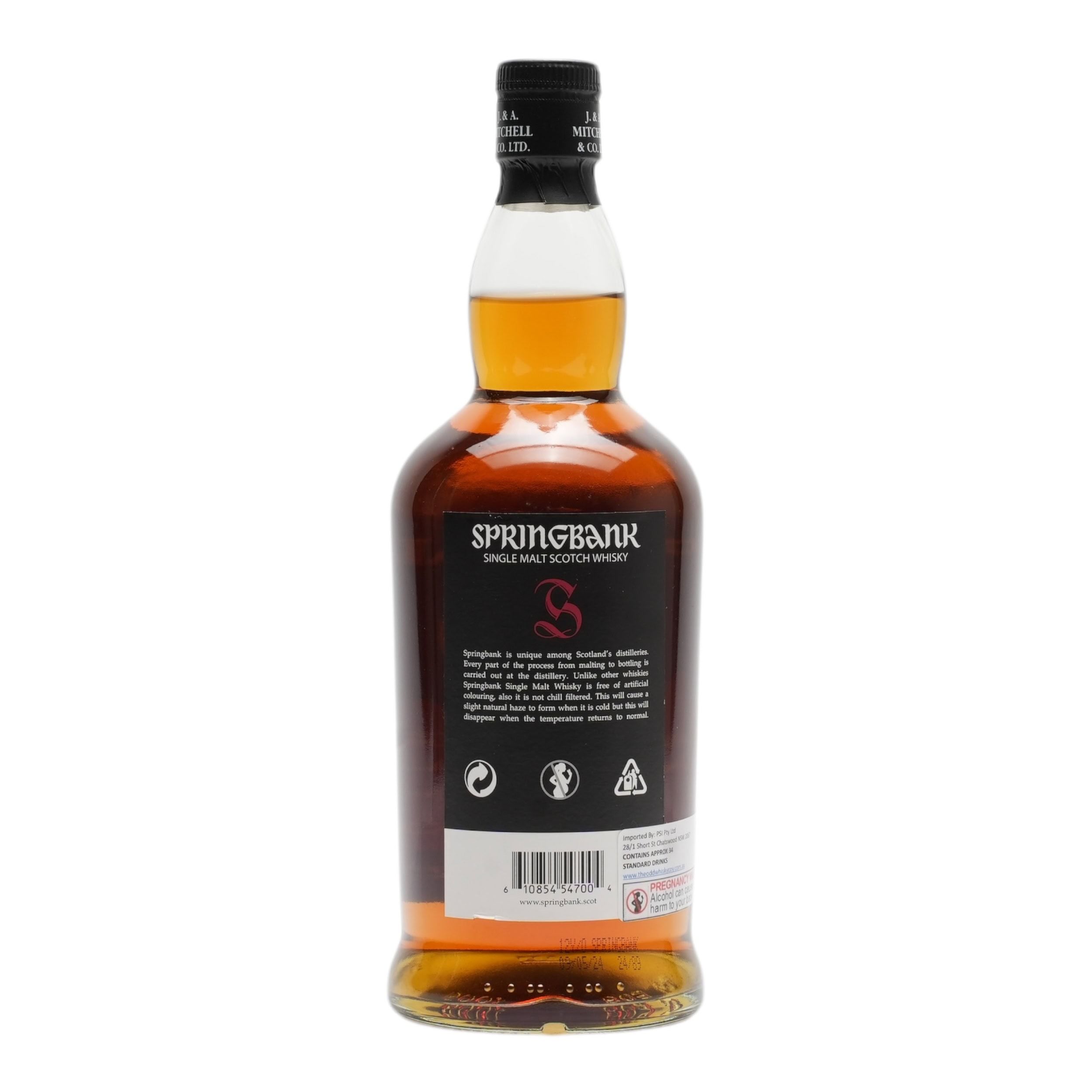 Springbank 12 Year Old Cask Strength Batch 25 Auction | Australian ...