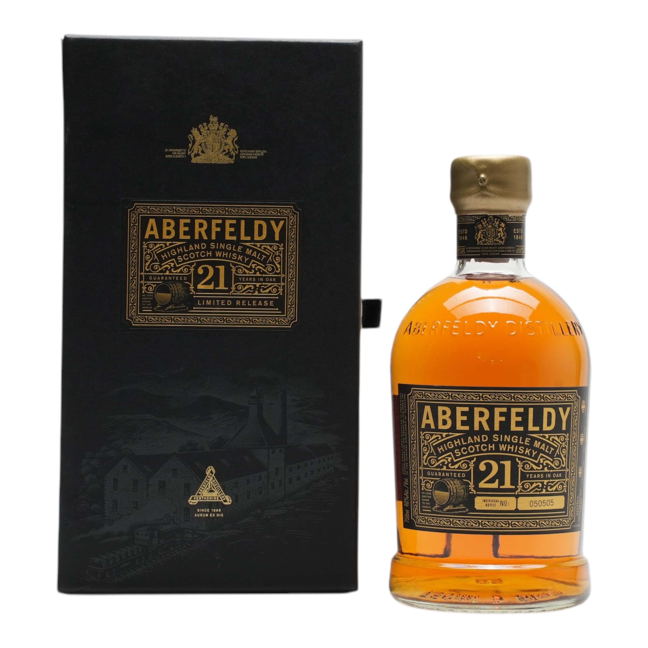 Aberfeldy 21 Year Old (750ml) Auction | Australian Whisky Auctions