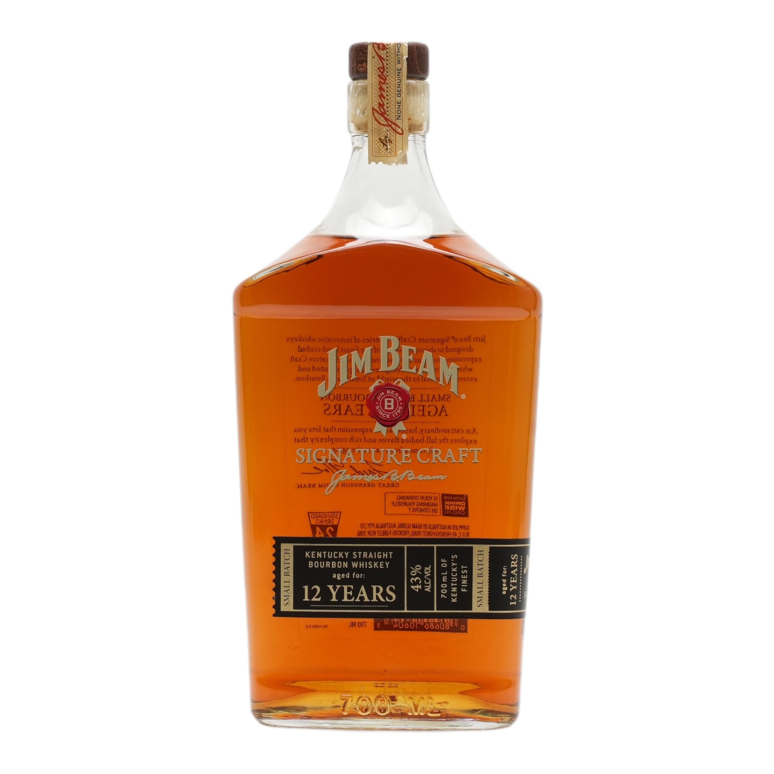 Jim Beam 12 Year Old Signature Craft Small Batch Auction | Australian ...