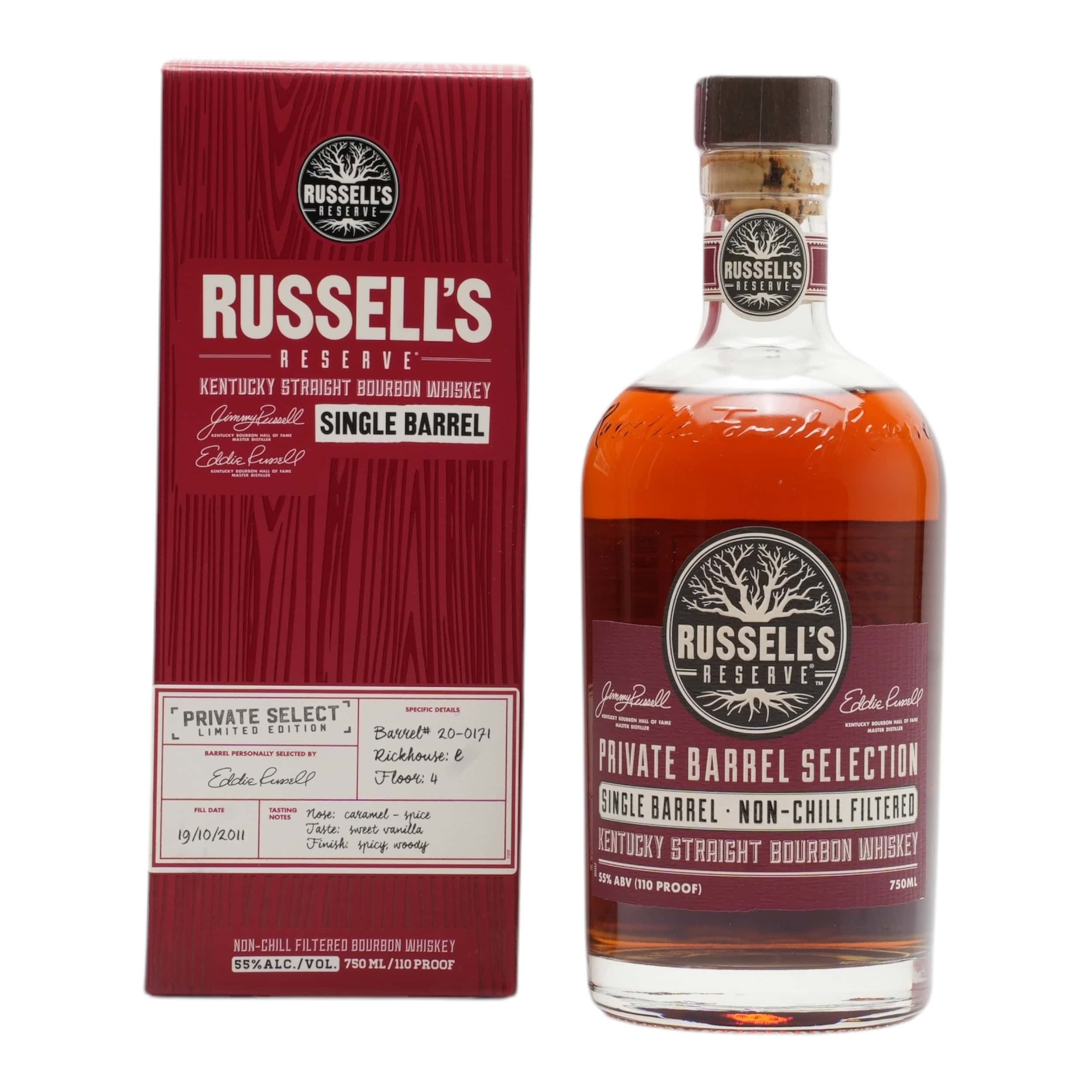 Russell's Reserve Private Select Single Barrel #20-1171 Auction ...