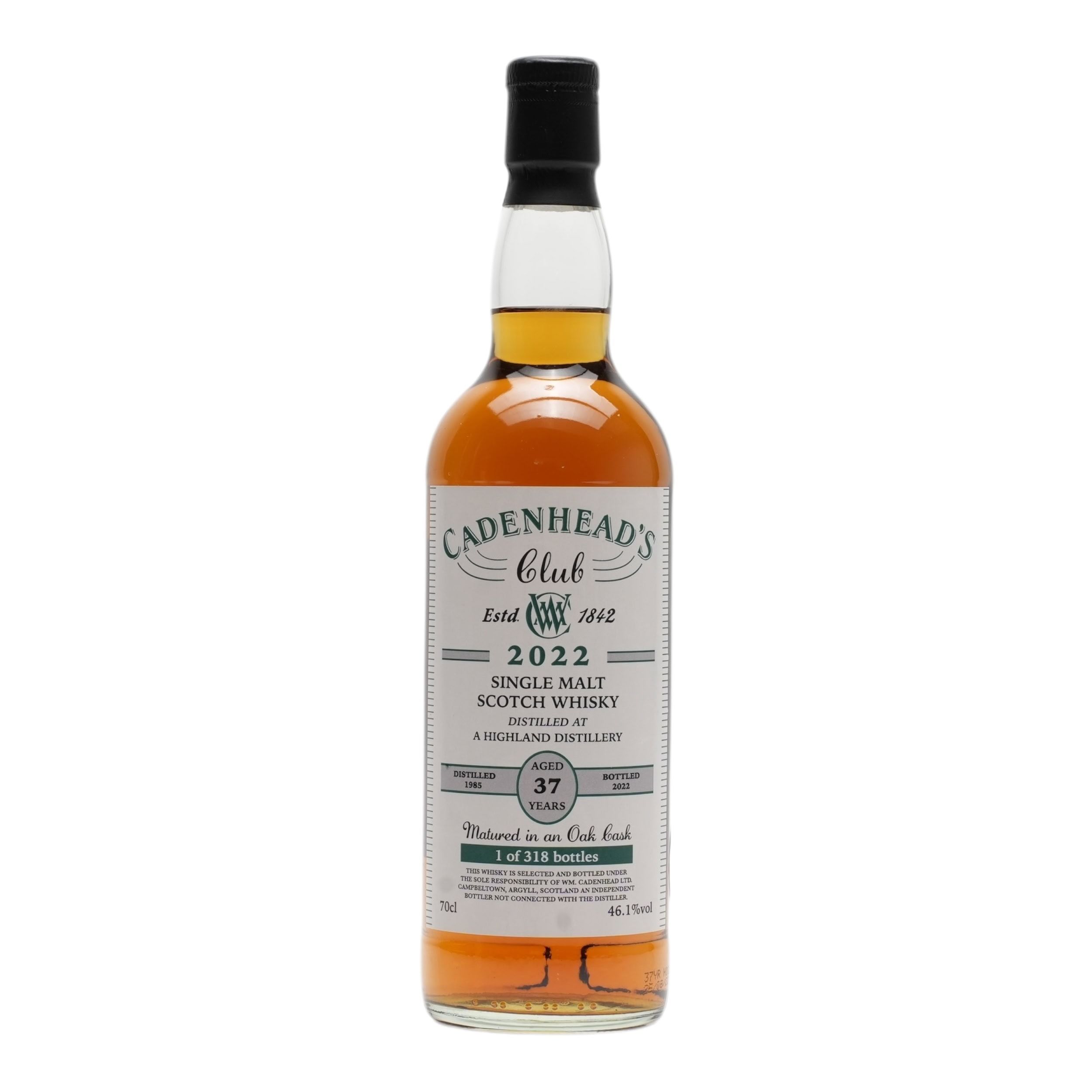 Highland 1985 37 Year Old Single Cask // Cadenhead's Auction | Australian Whisky Auctions