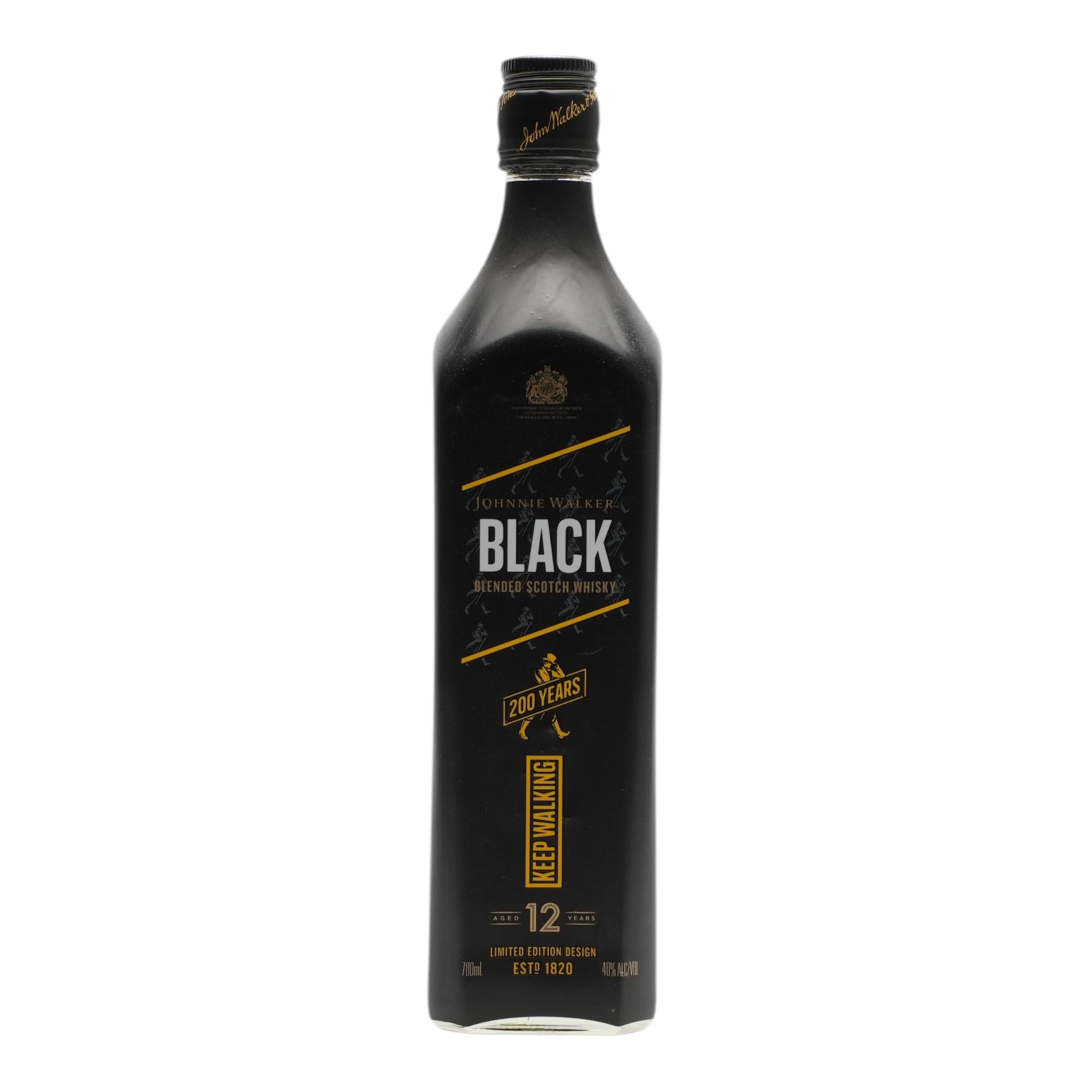 Johnnie Walker 12 Year Old Black Label 200 Years Limited Edition Design ...
