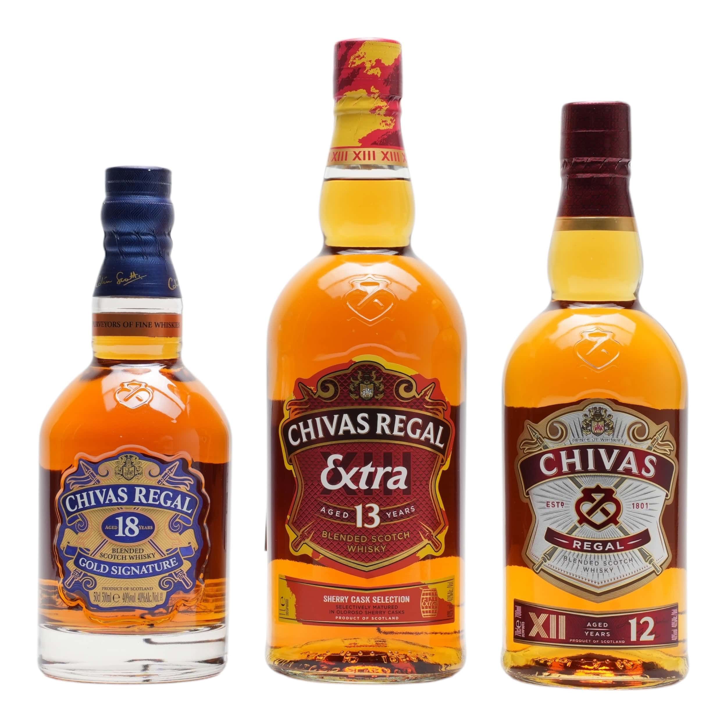 Chivas Triple Pack Travellers Exclusive (3 Bottles) Auction ...