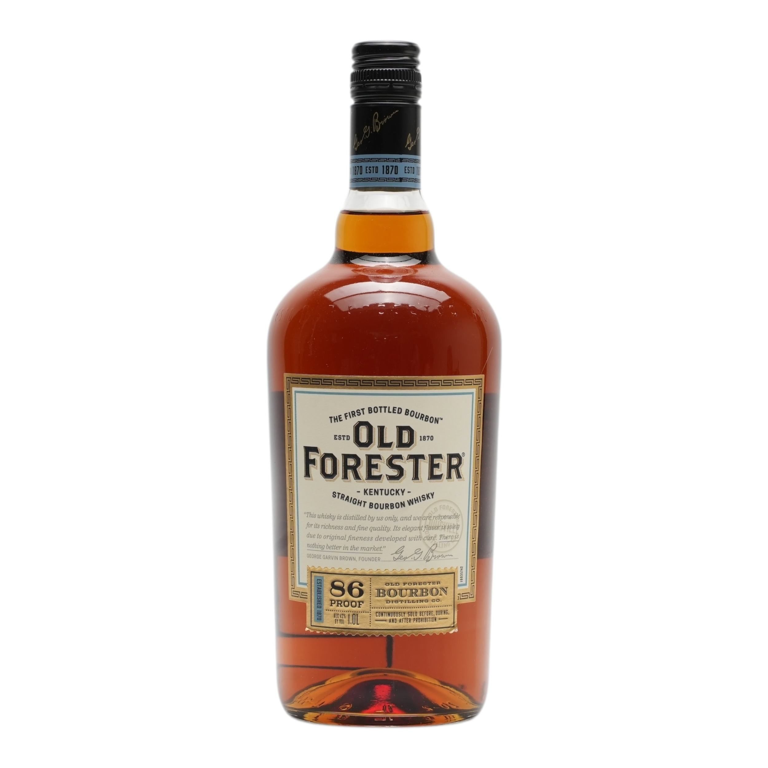 Old Forester 86 Proof (1000ml) Auction | Australian Whisky Auctions