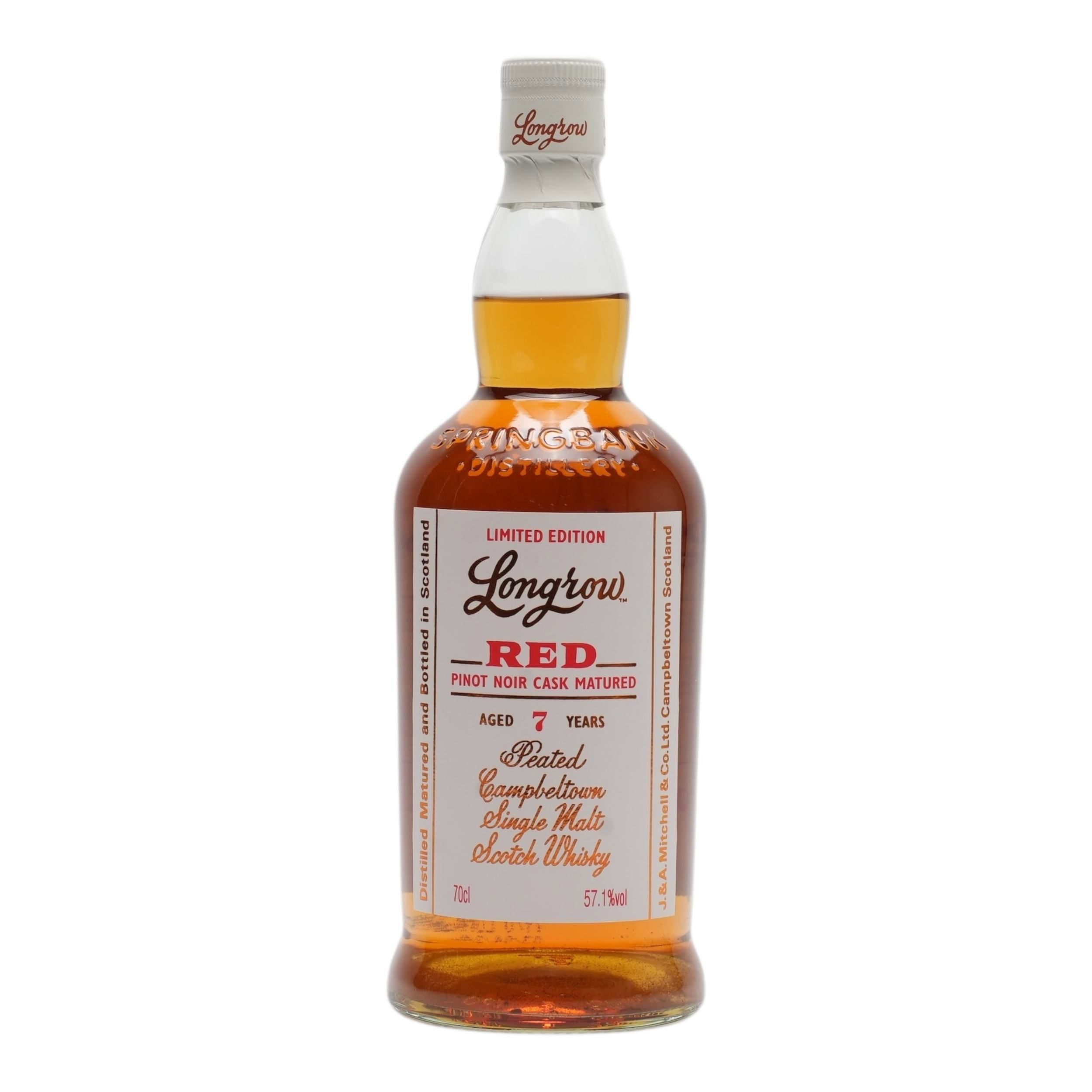 Longrow Red 7 Year Old Pinot Noir Cask Matured Auction | Australian ...