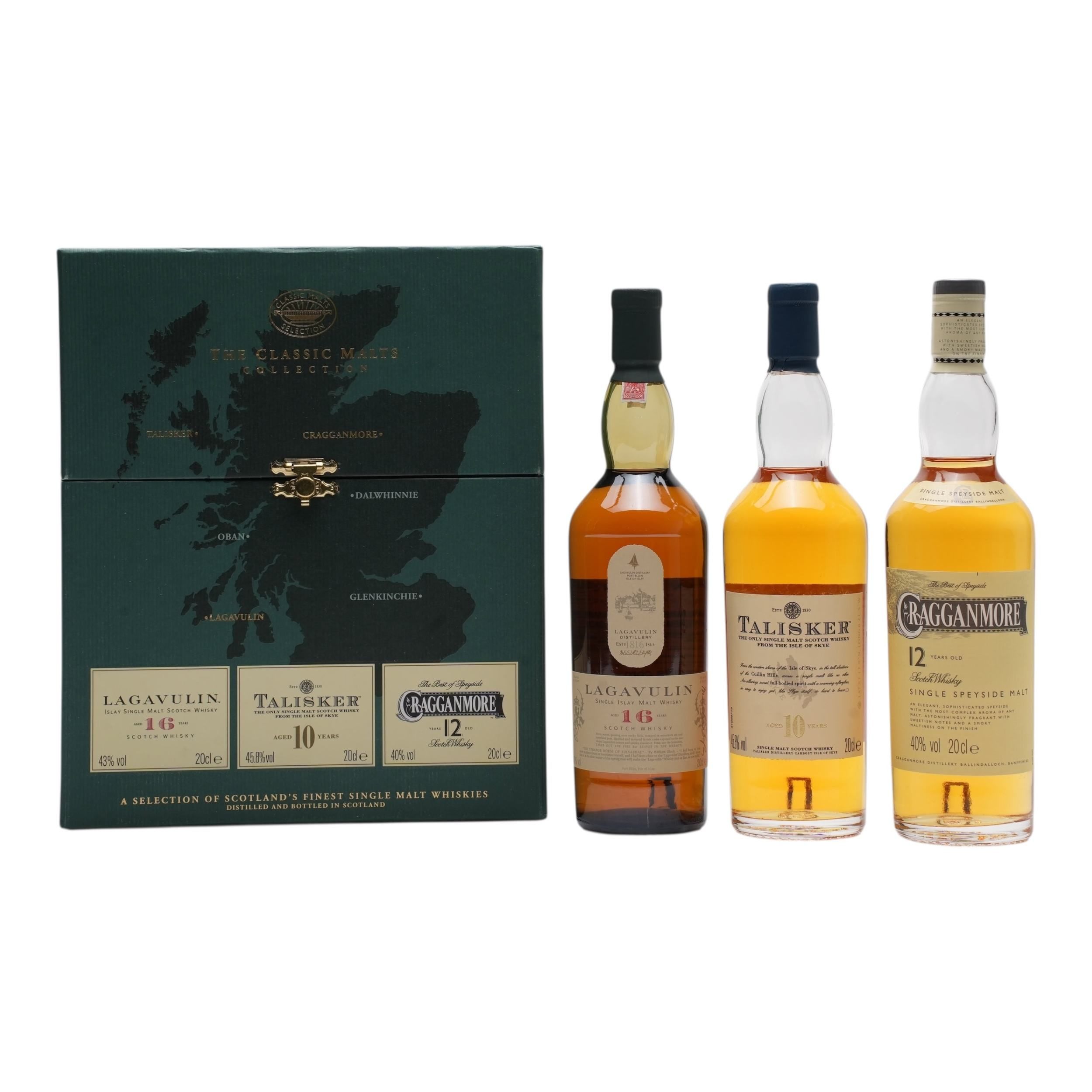 Classic Malts Collection - Lagavulin 16, Talisker 10 & Cragganmore 12 ...