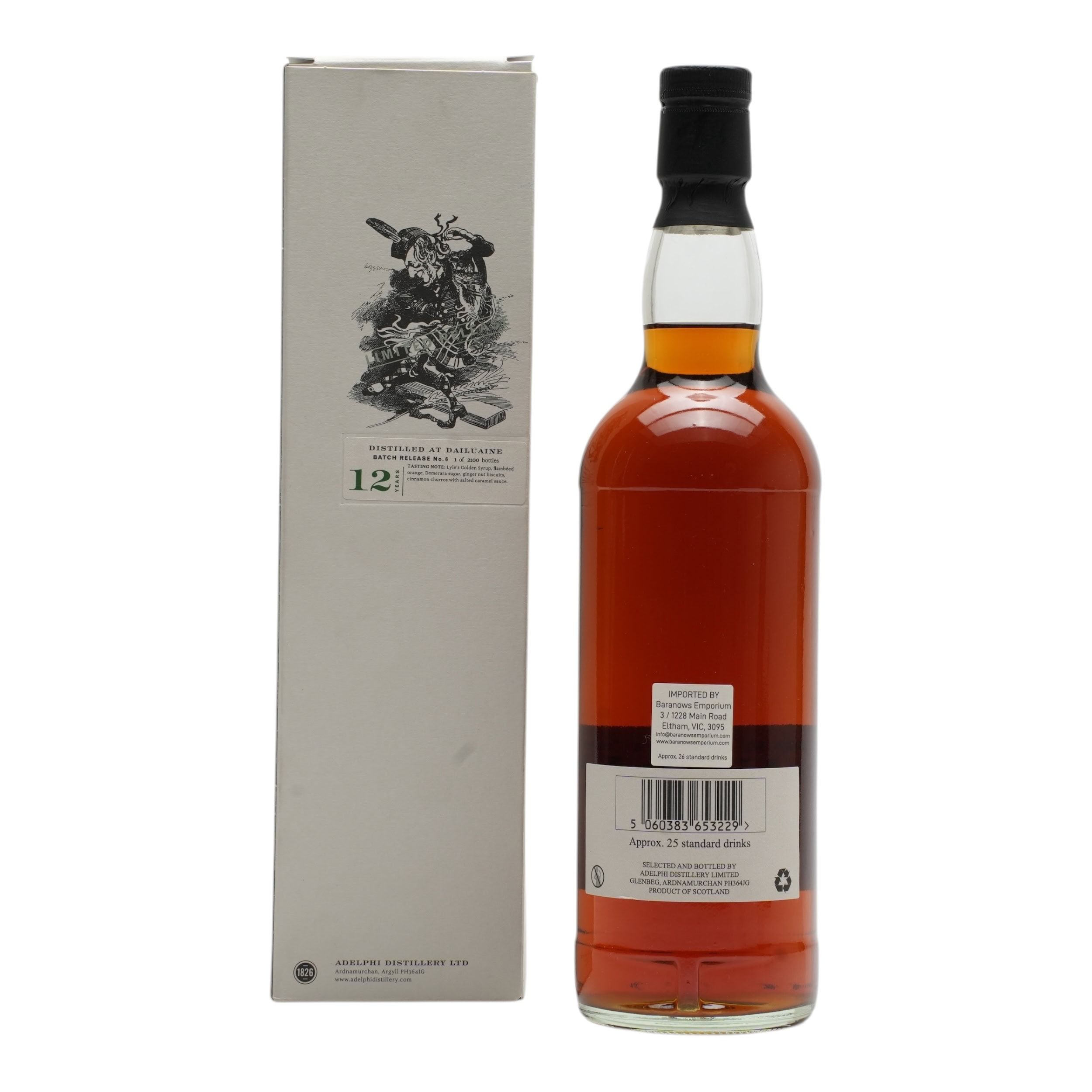 Dailuaine 12 Year Old Laudale Batch 6 // Adelphi Auction | Australian Whisky Auctions