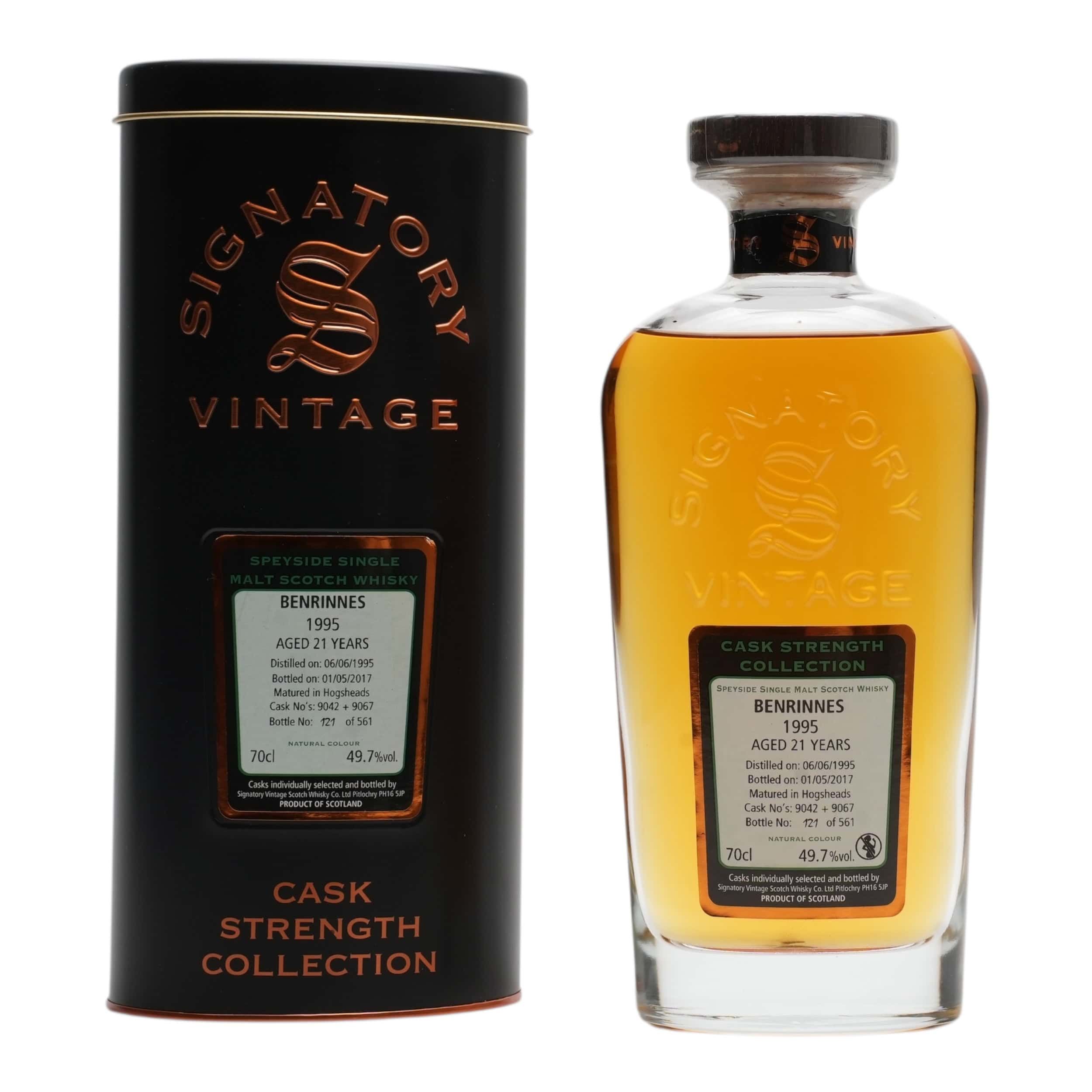 Benrinnes 1995 21 Year Old Hogsheads #9042 & 9067 // Signatory Vintage ...
