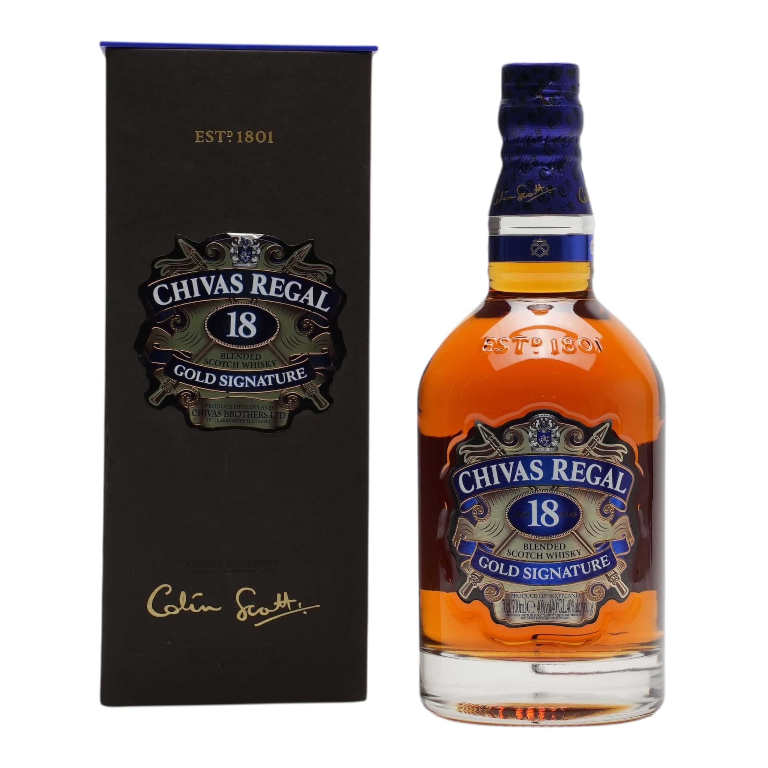 Chivas Regal 18 Year Old Gold Signature Auction | Australian Whisky Auctions