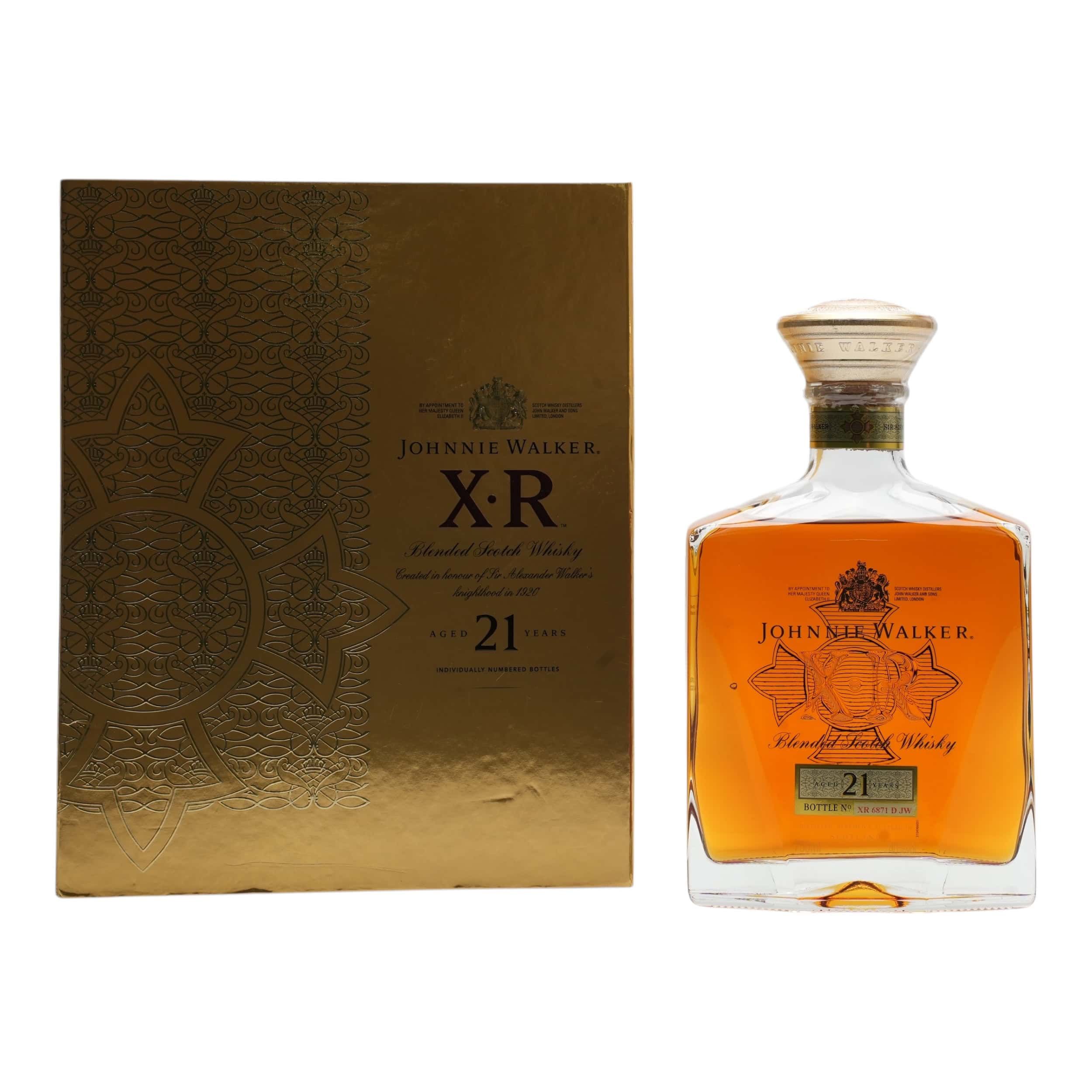 Johnnie Walker 21 Year Old XR Blended Scotch Whisky Auction ...