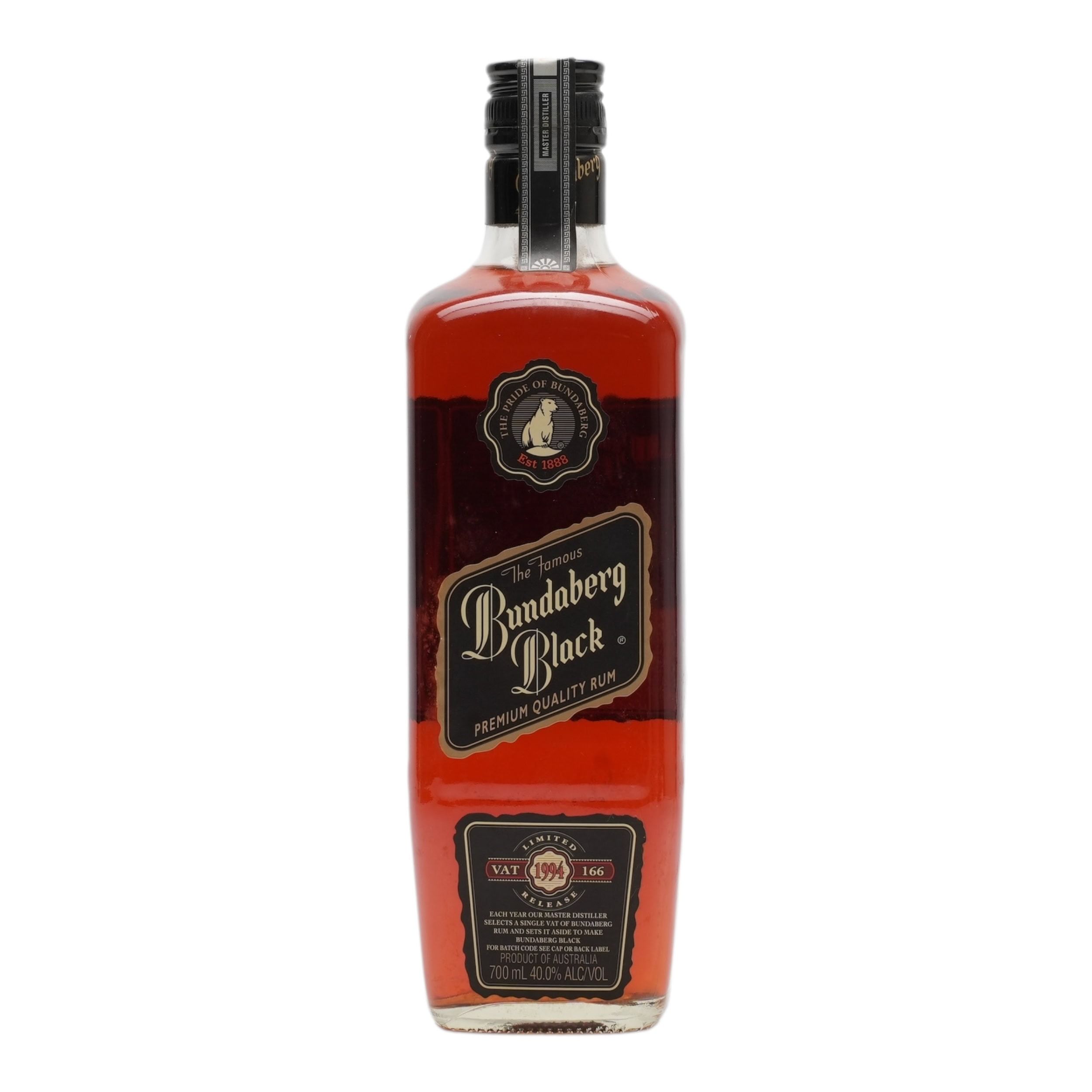 Bundaberg Rum 1994 Black VAT 166 Auction | Australian Whisky Auctions