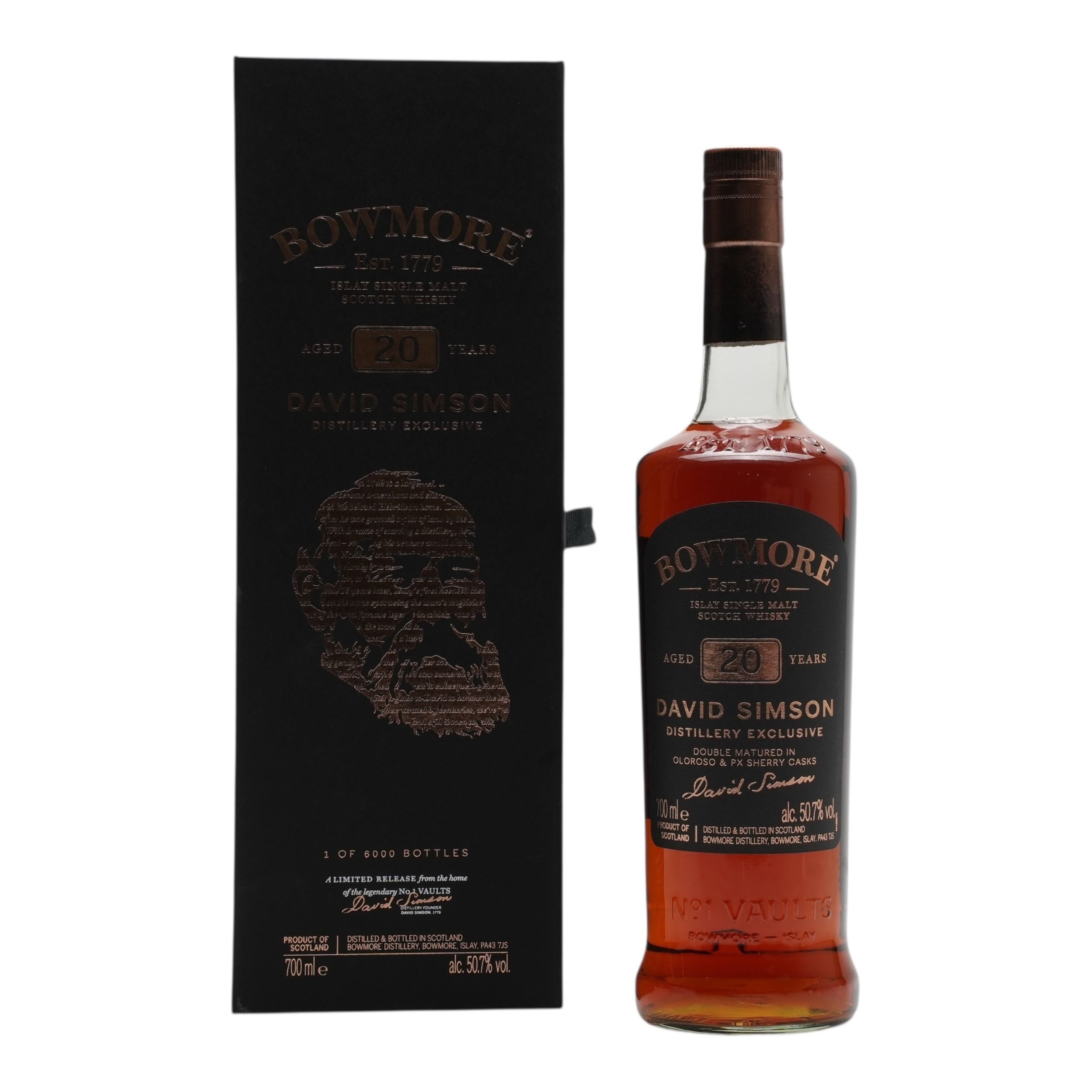 Bowmore 20 Year Old David Simson Distillery Exclusive Auction ...