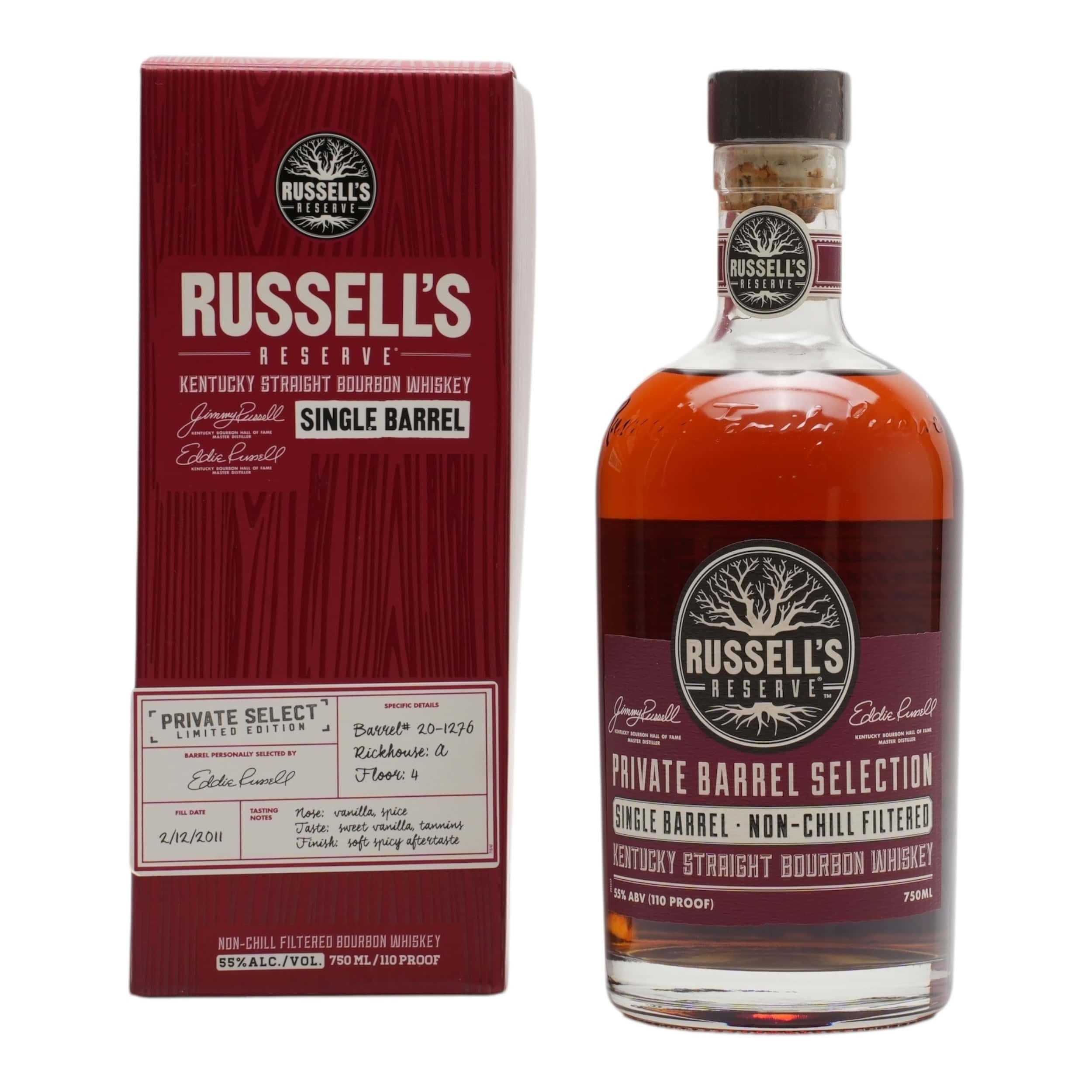 Russell's Reserve Private Select Single Barrel #20-1276 Auction ...