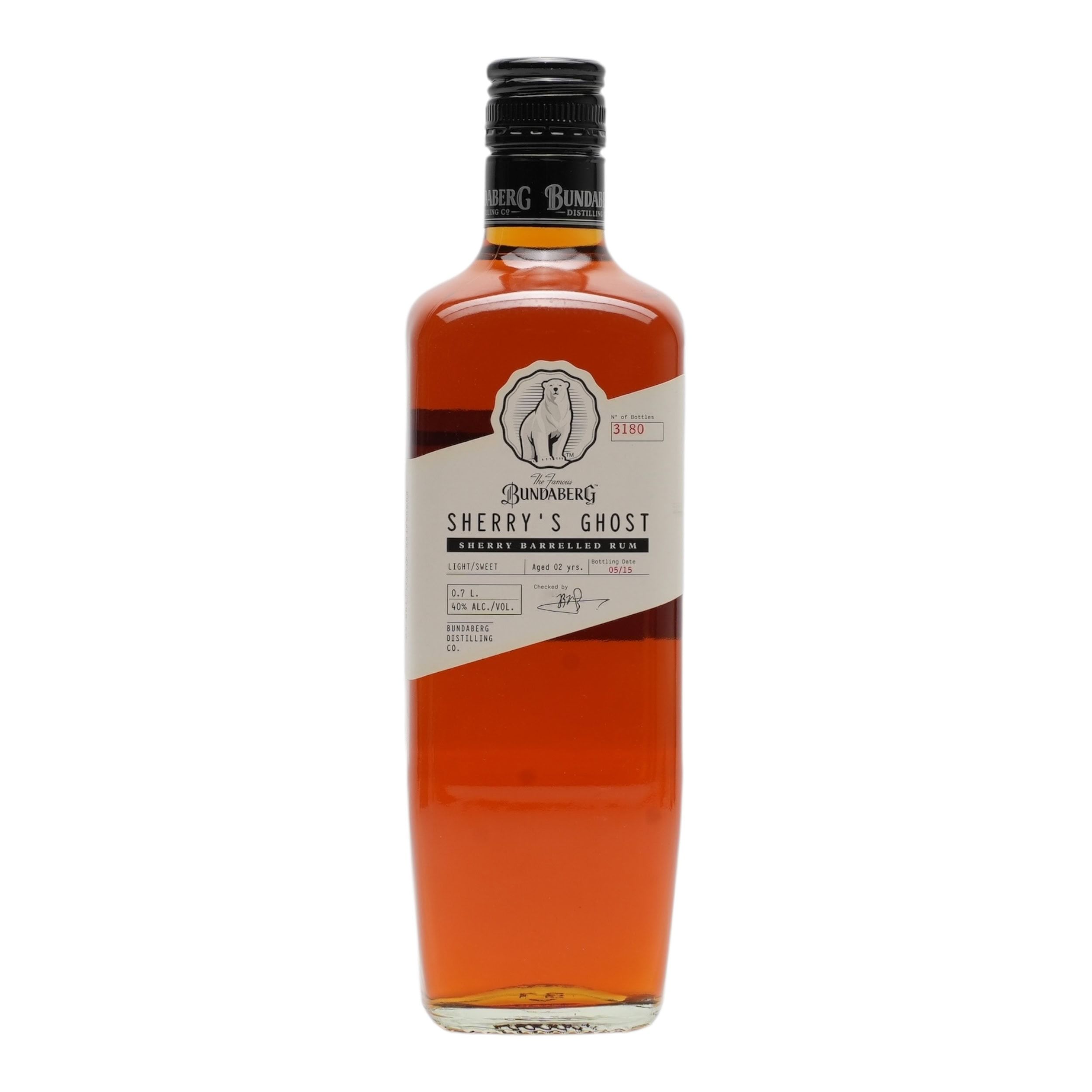 Bundaberg 2 Year Old Sherry's Ghost Rum Auction | Australian Whisky ...