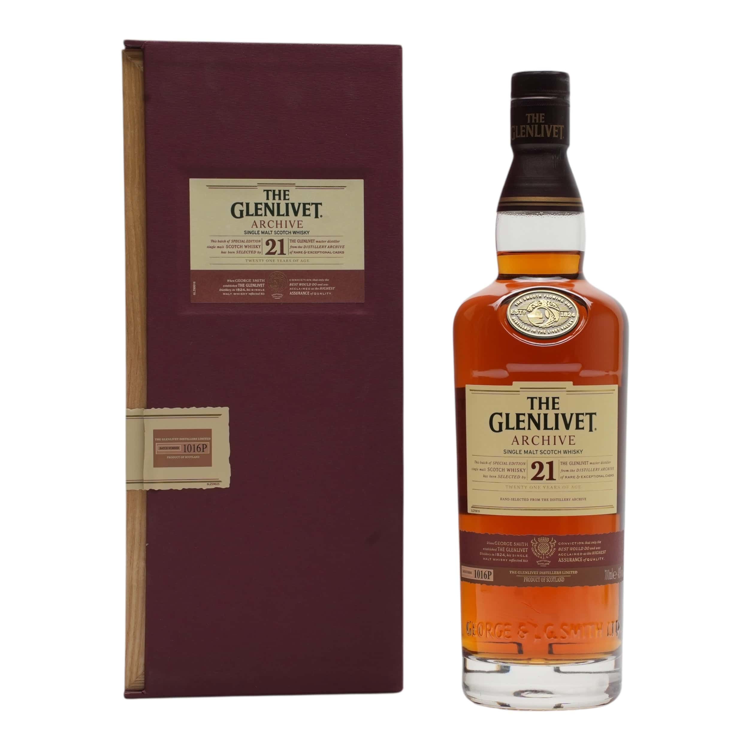 Glenlivet 21 Year Old Archive Auction | Australian Whisky Auctions
