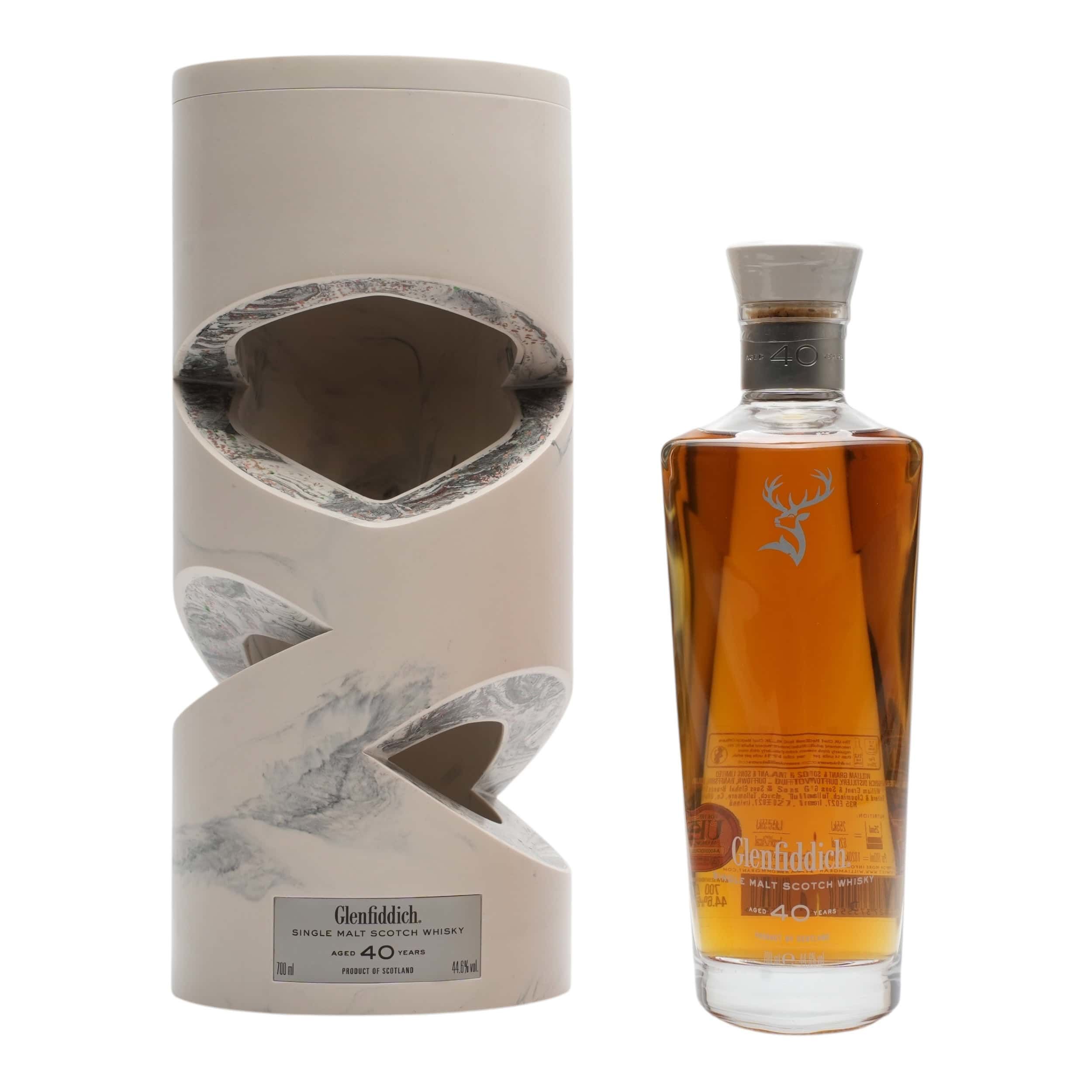 Glenfiddich 40 Year Old Cumulative Time Single Malt Whisky Auction ...