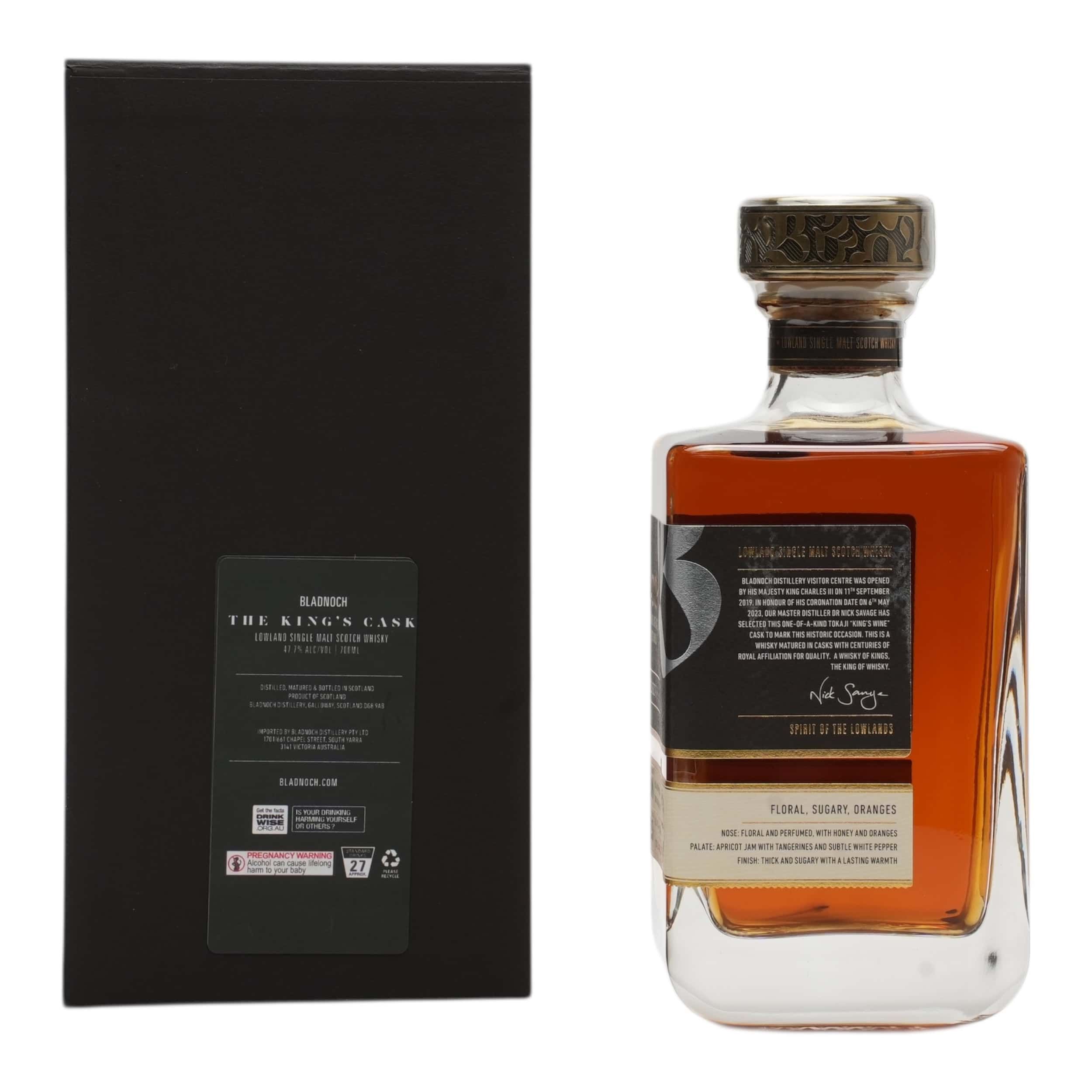 Bladnoch The King's Cask Tokaji Cask #1100 Auction | Australian Whisky ...