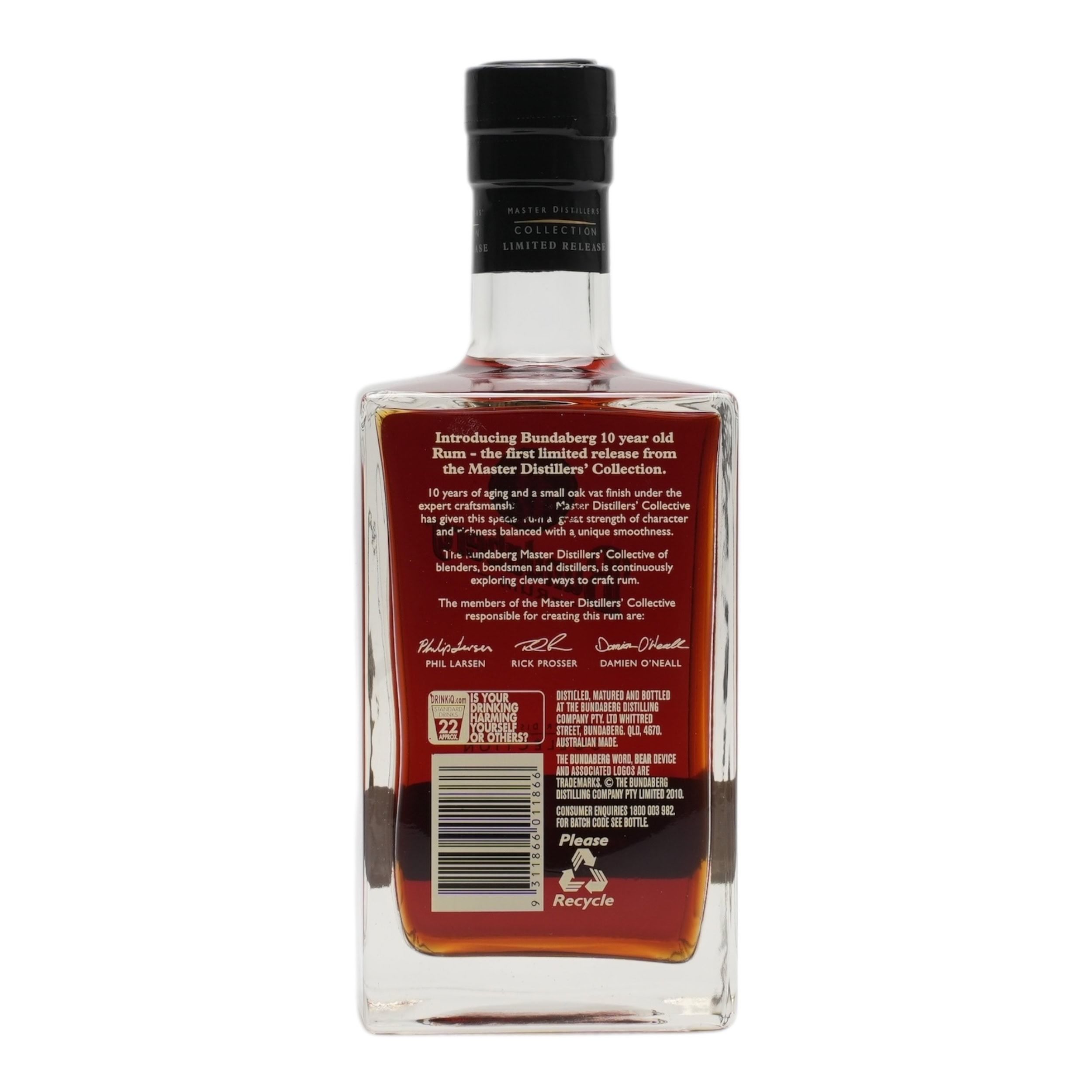 Bundaberg Rum 10 Year Old Master Distiller Collection Auction ...