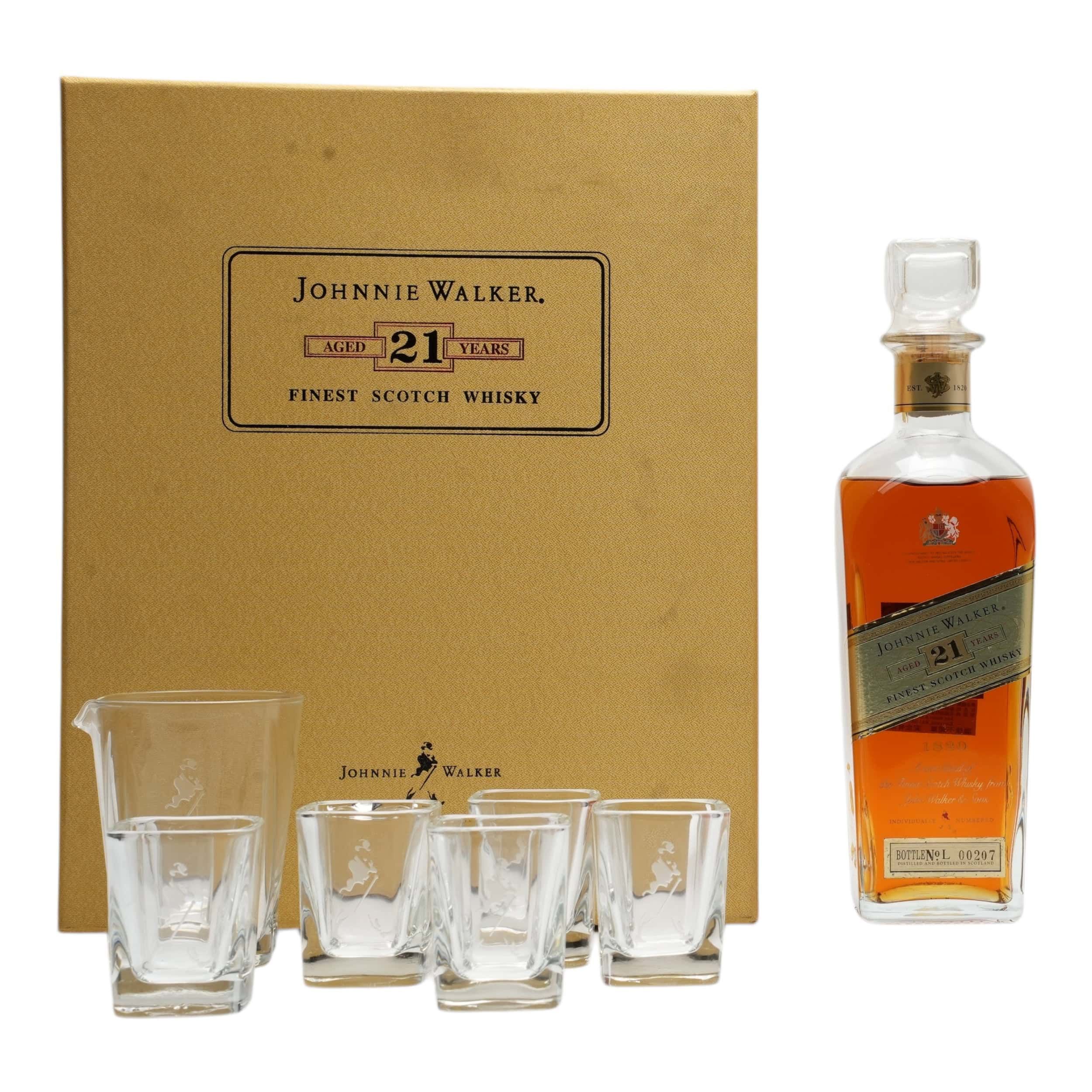 Johnnie Walker 21 Year Old GIft Set Auction | Australian Whisky Auctions