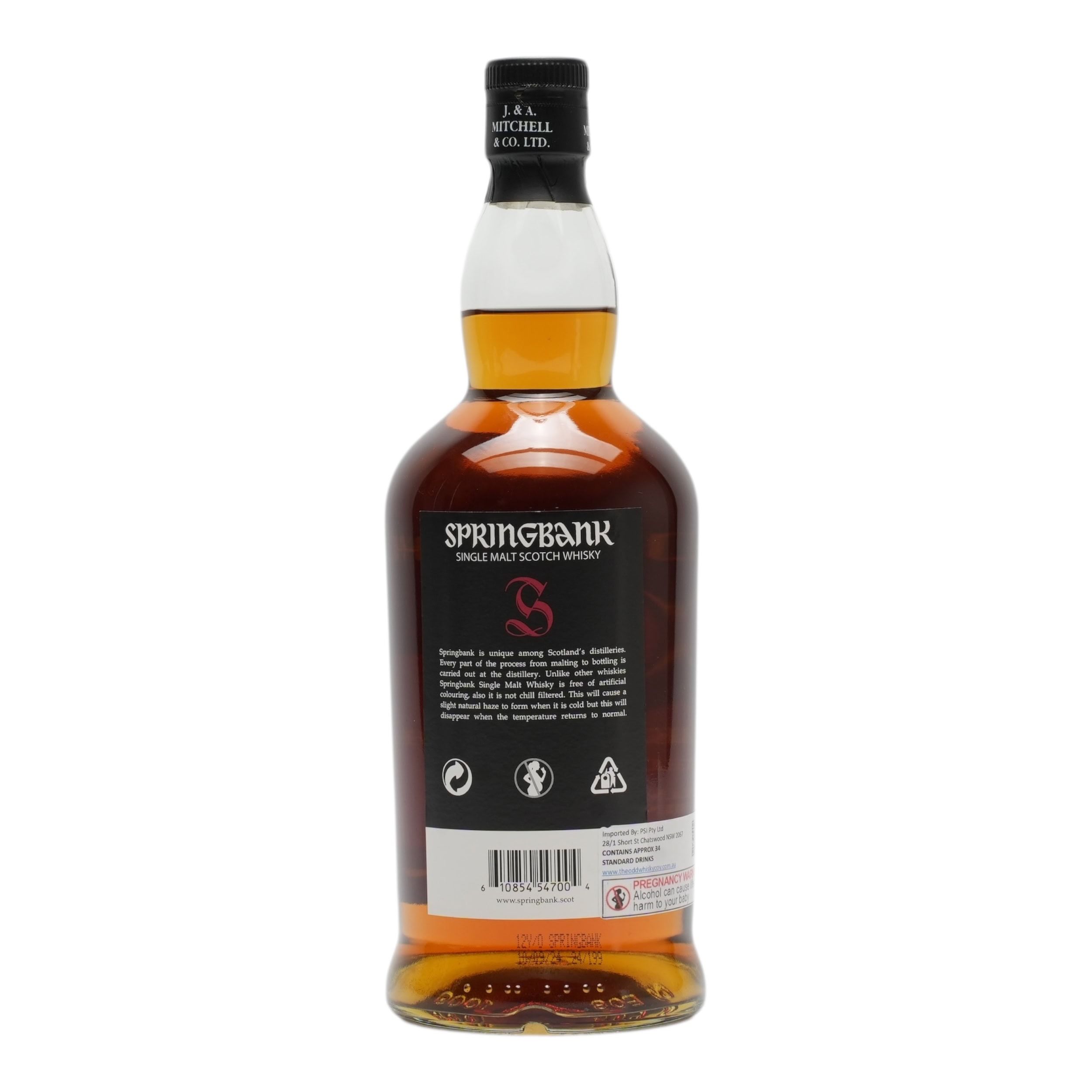 Springbank 12 Year Old Cask Strength Batch 26 Auction | Australian ...
