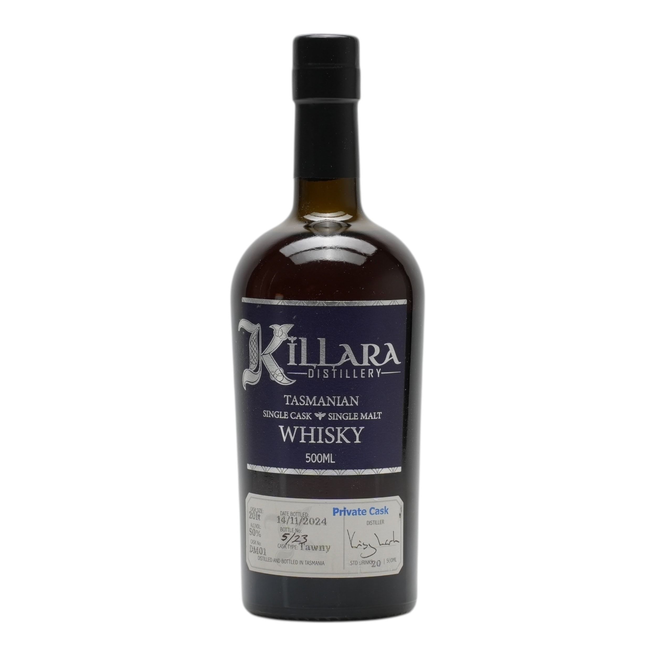 Killara Private Tawny Cask #DM01 Auction | Australian Whisky Auctions