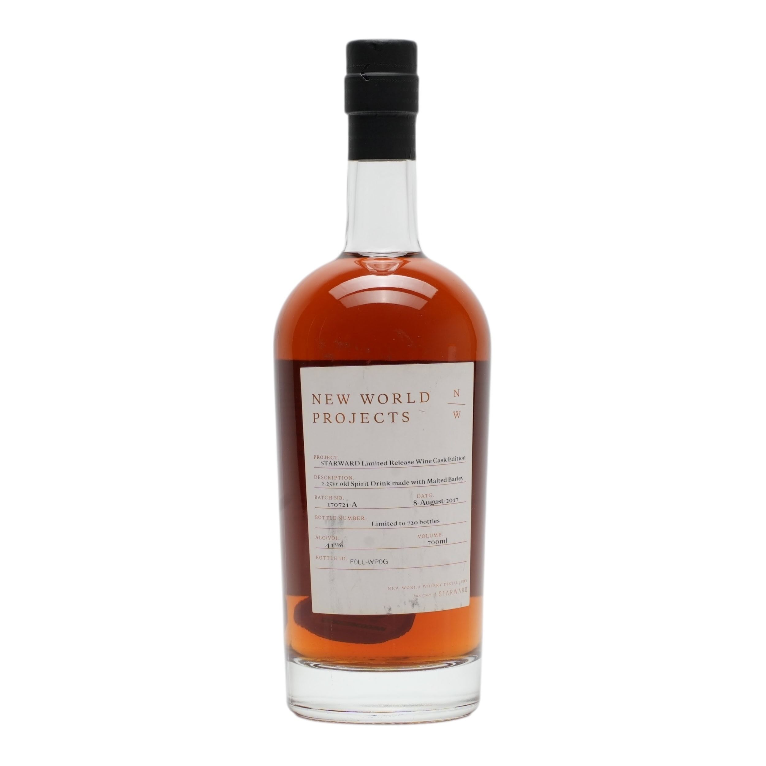 New World Projects Starward Spirit Drink Wine Cask Edition Auction ...