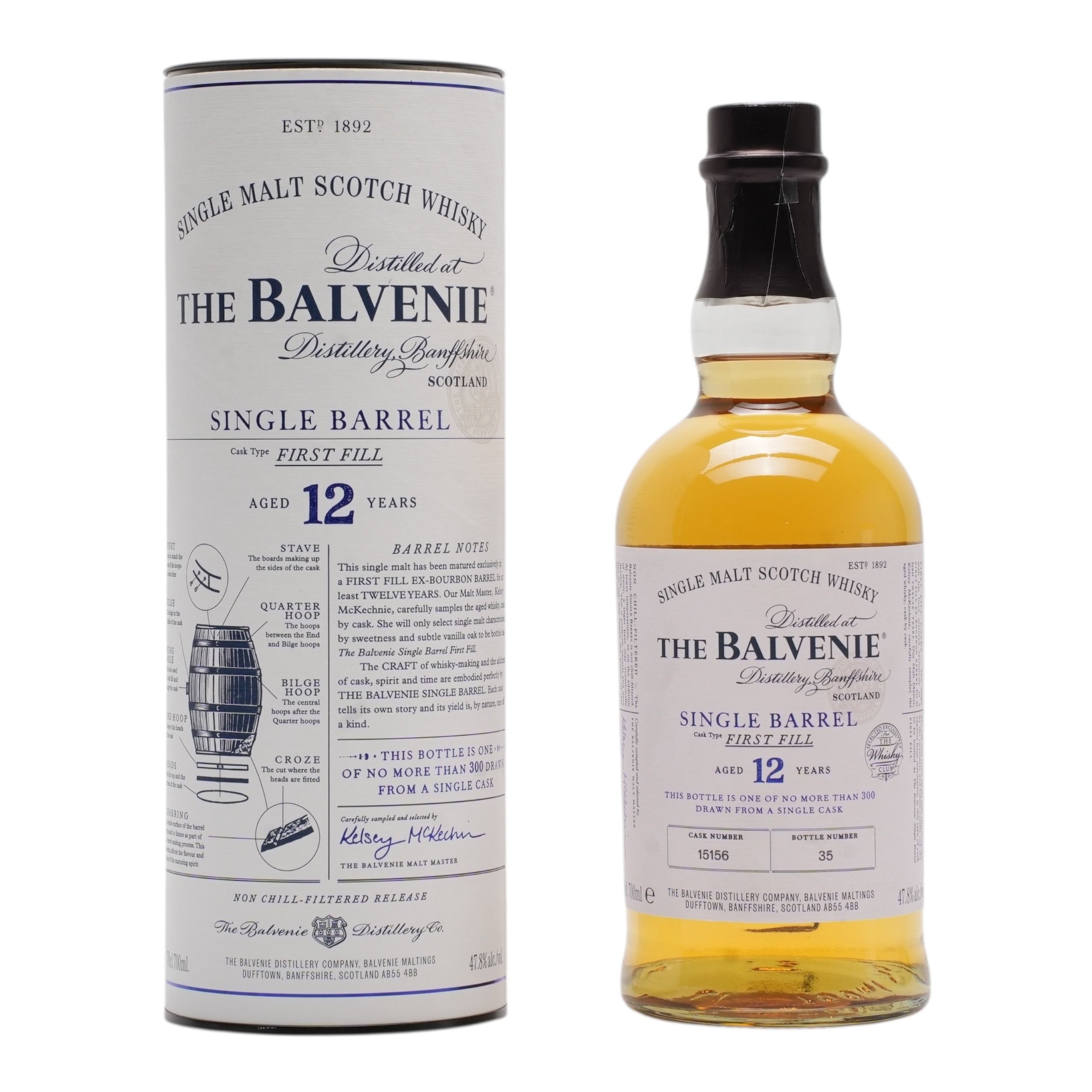 Balvenie 12 Year Old Single Barrel First Fill #15156 // The Whisky Club ...