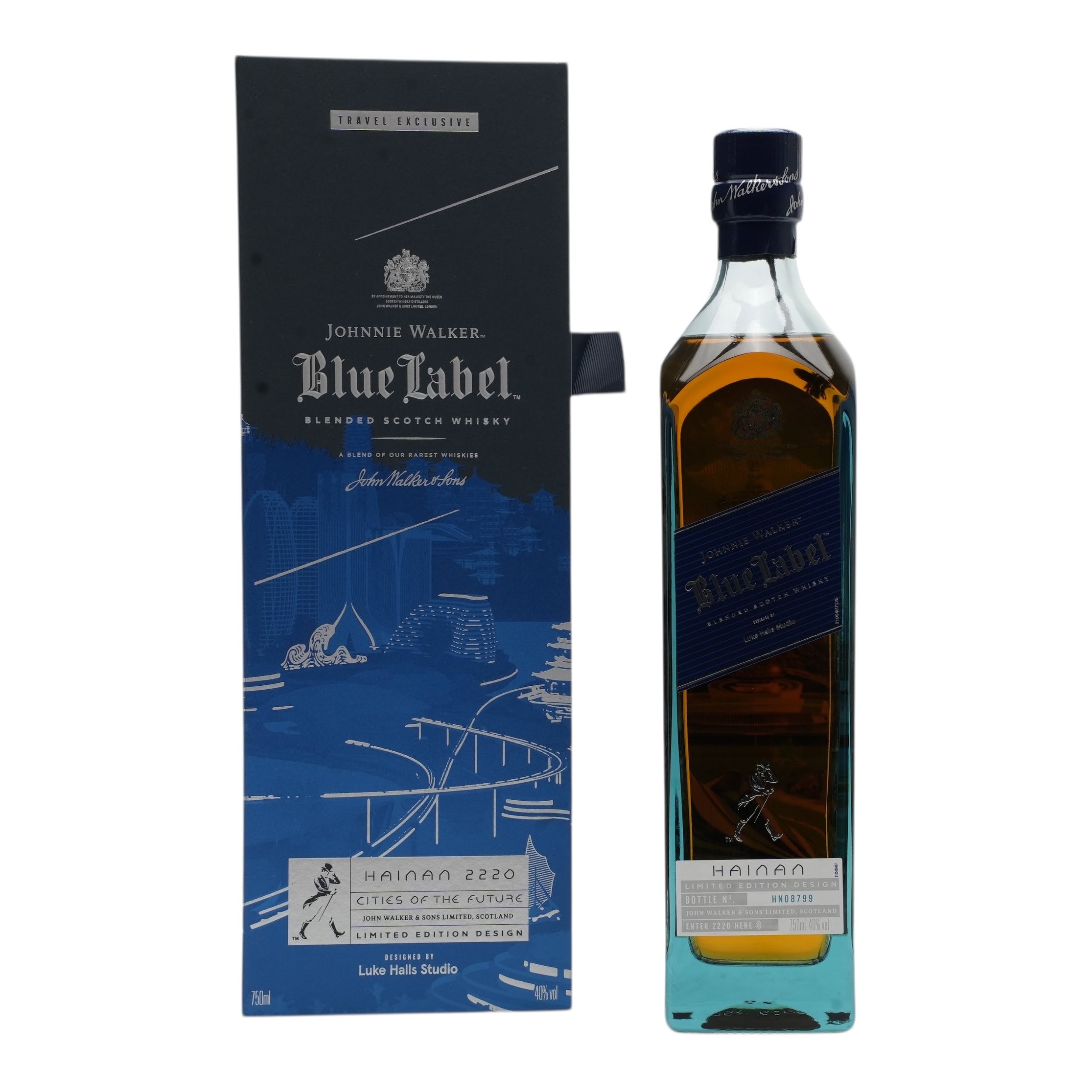 Johnnie Walker Blue Label Cities Of The Future Hainan 2220 Auction ...
