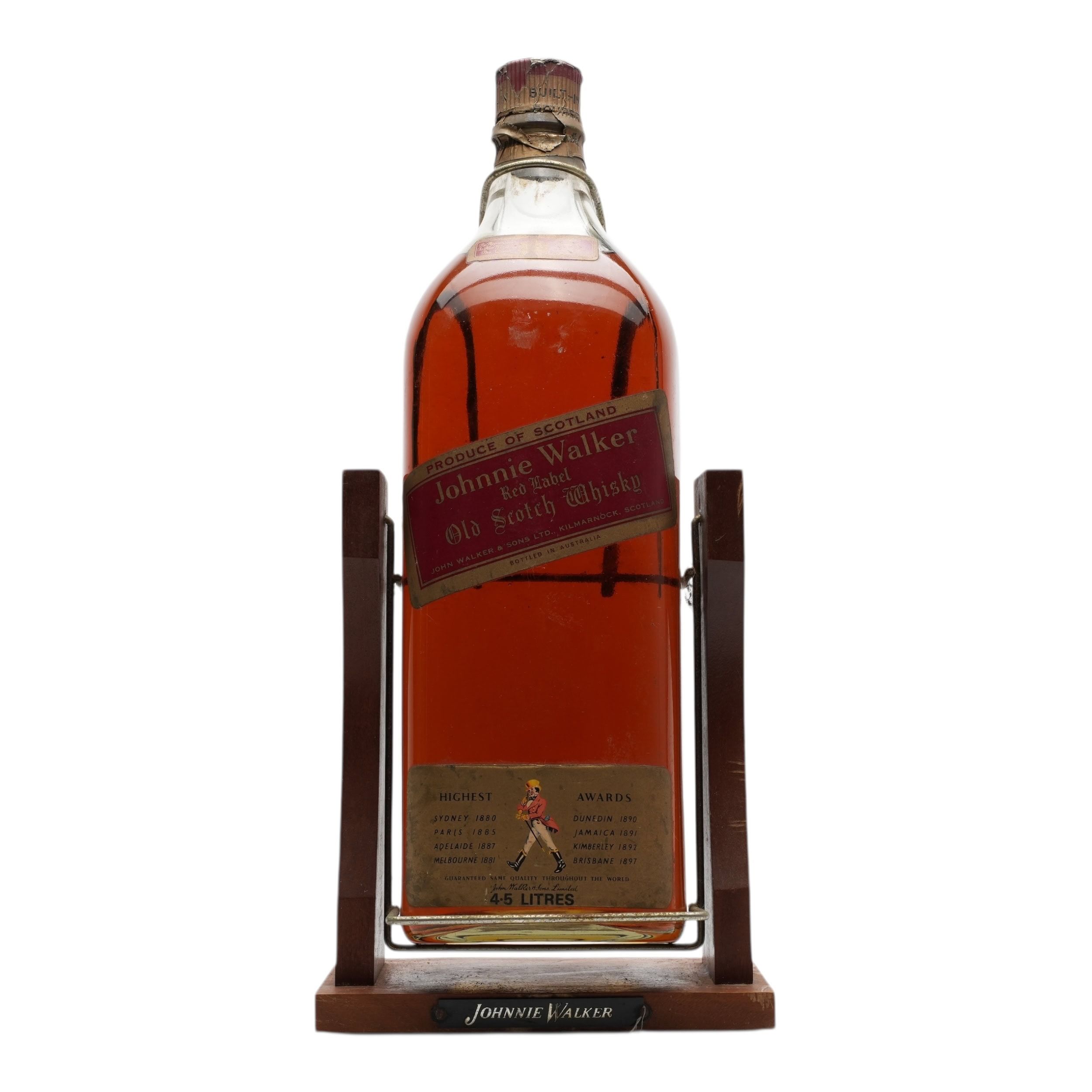 Johnnie Walker Red Label Cradle 1970s (4500ml) Auction | Australian ...