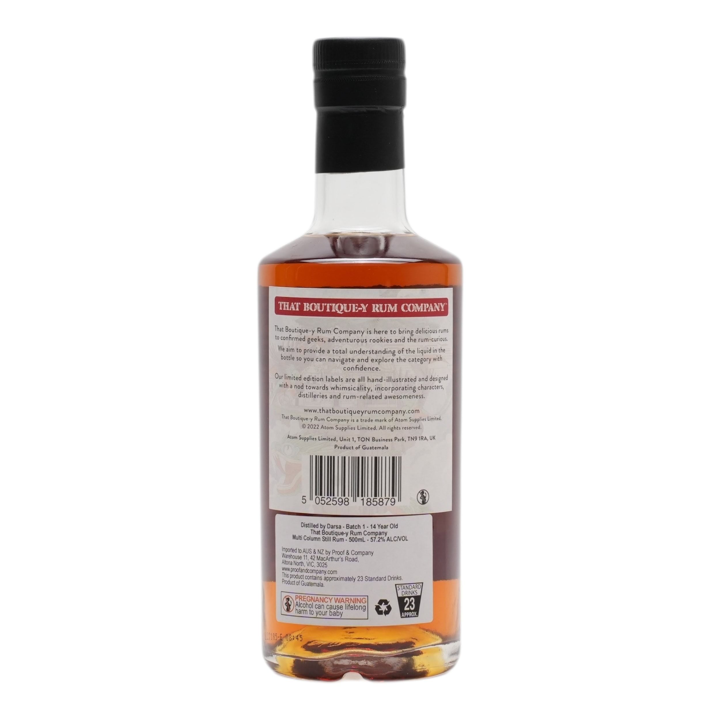 Darsa 14 Year Old Multi Column Still Guatemalan Rum Batch 1 // That ...