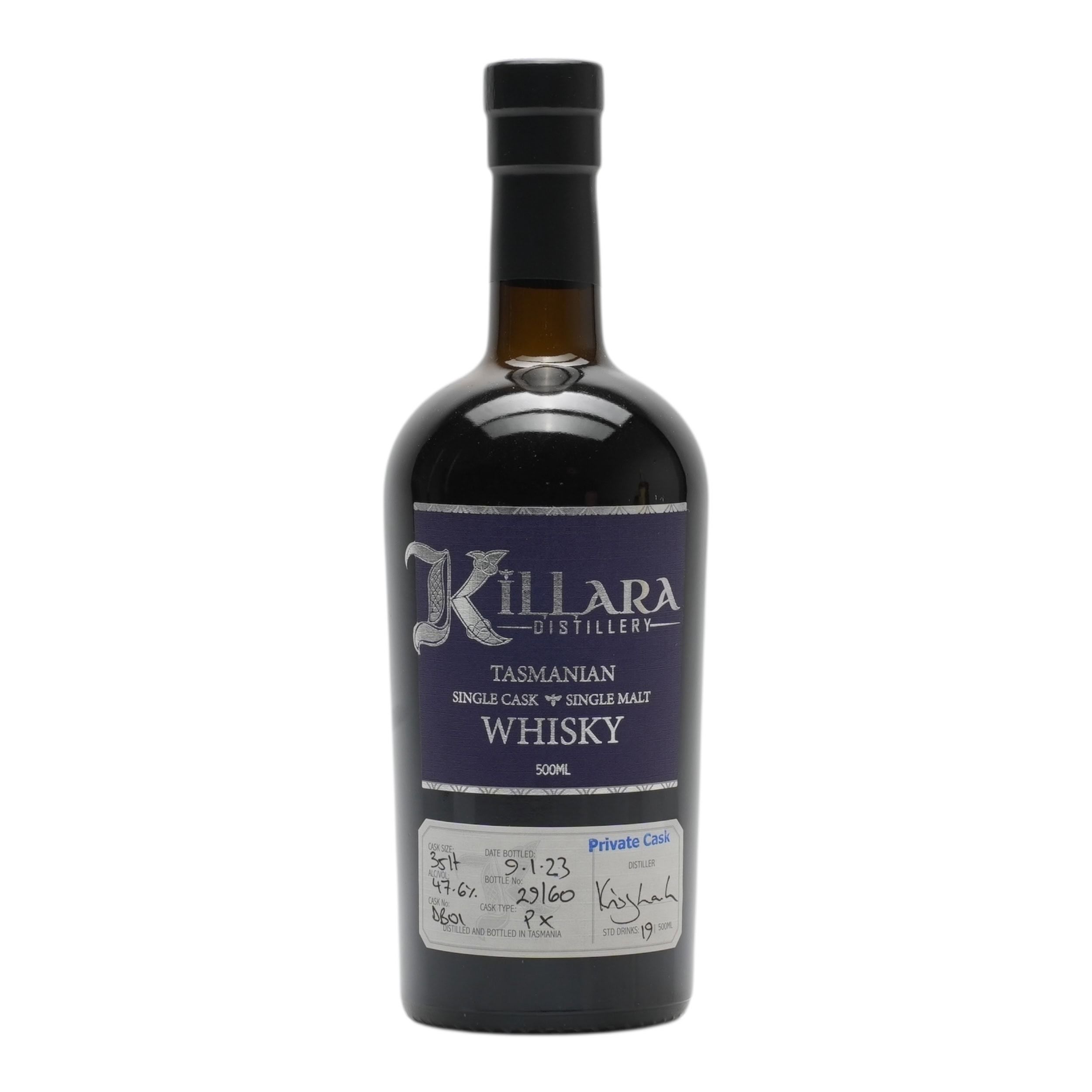 Killara Private PX Sherry Cask #DB01 Auction | Australian Whisky Auctions