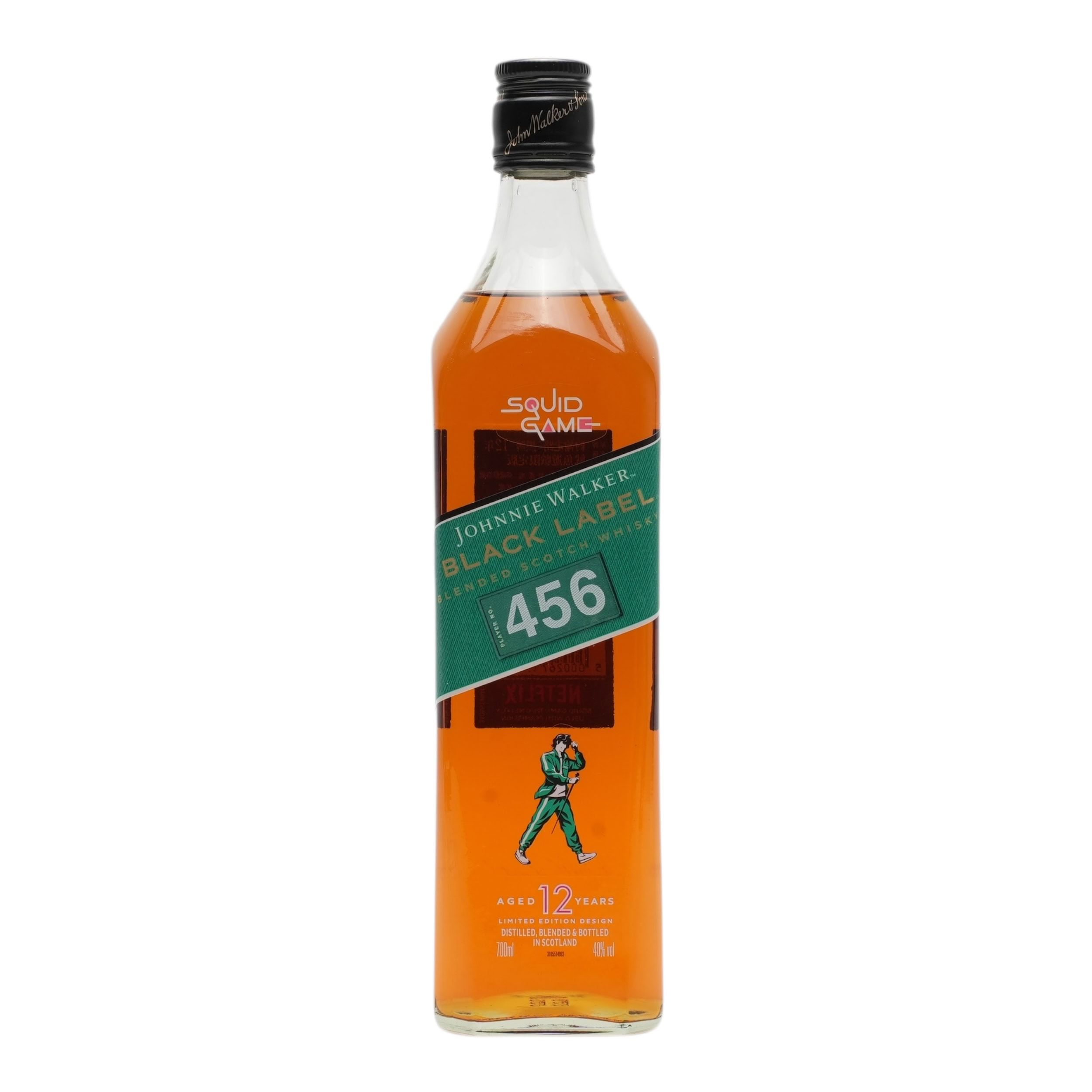 Johnnie Walker Black Label 12 Year Old Squid Game Player No. 456 ...